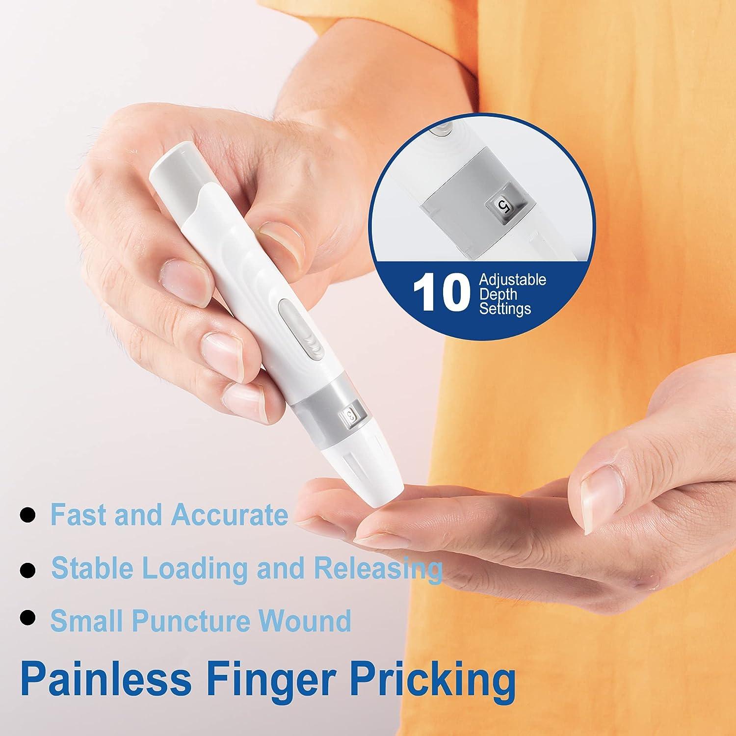 Rgdood Automatic Blood Glucose Monitor Kit | 50 Lancets & 50 Test ...