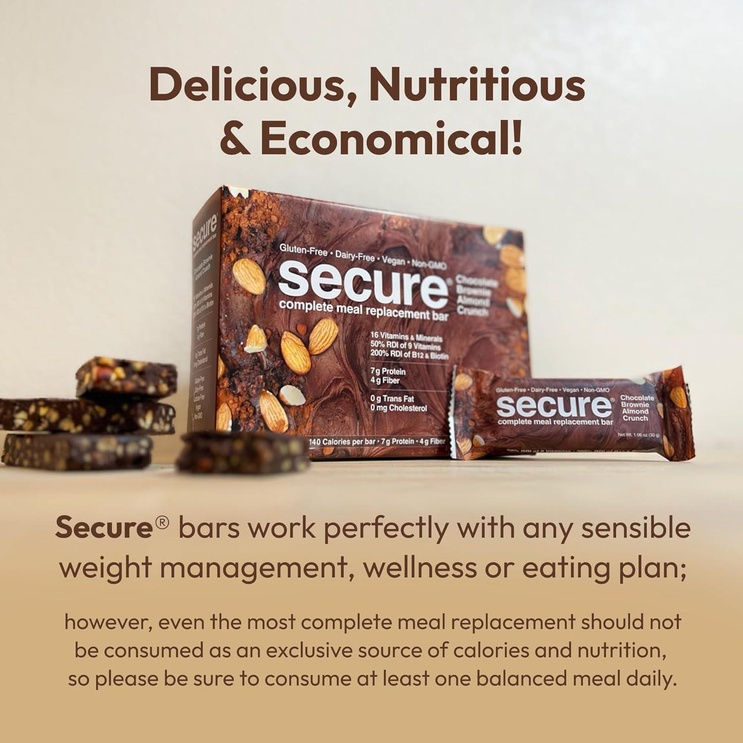 Andrew Lessman Secure Complete Meal Replacement Bars - Chocolate ...