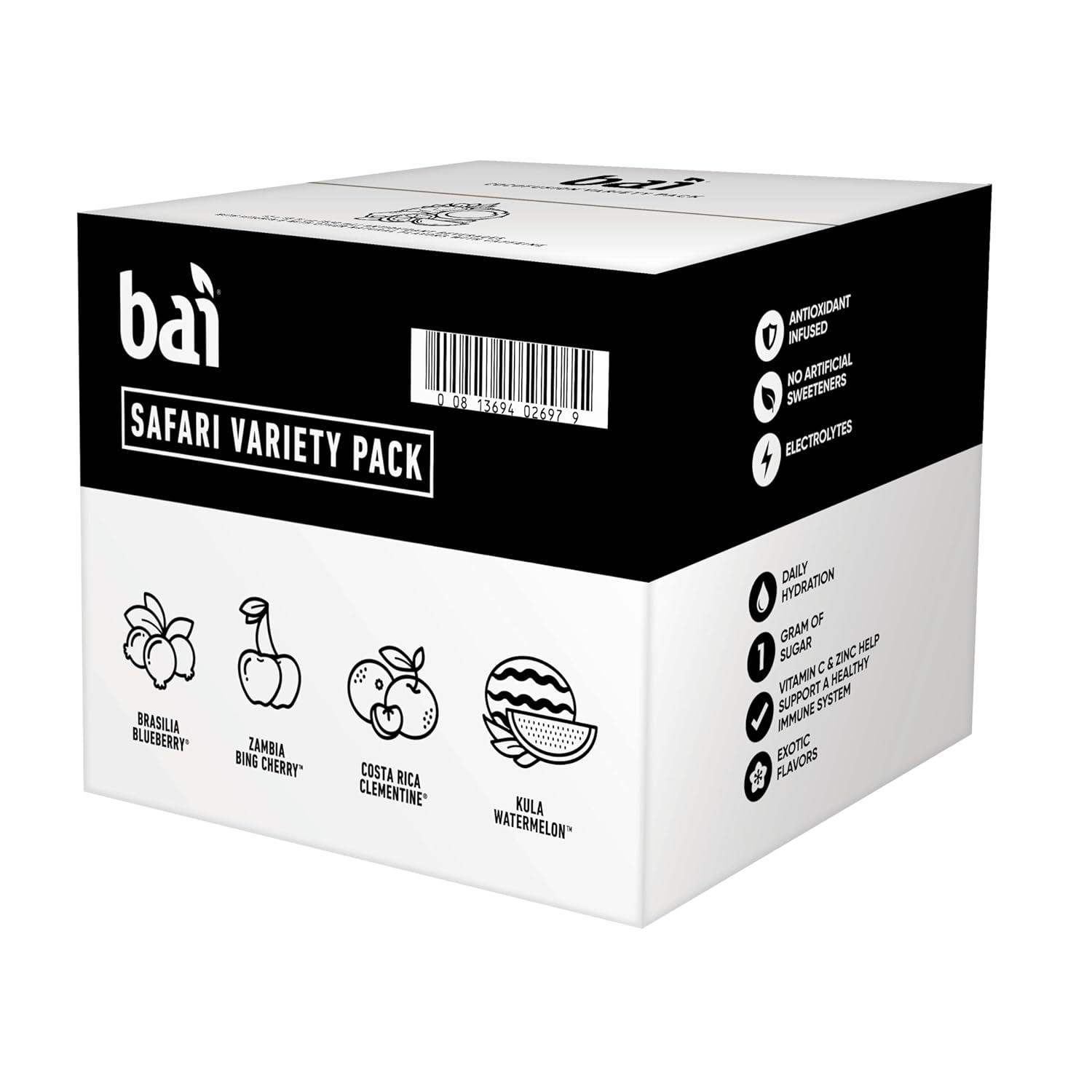 Bai Flavors Variety Pack Antioxidant Infused Water Beverage with ...