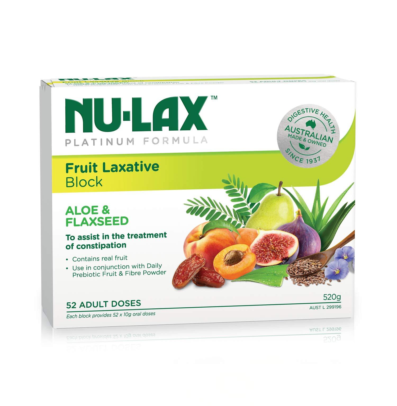 Nulax Platinum Fruit Laxative with Aloe & Flax 520g