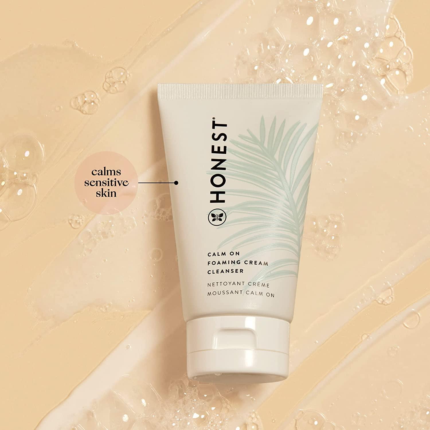Honest Beauty Calm On Foaming Cream Cleanser - 4 Fl Oz | Hyaluronic ...