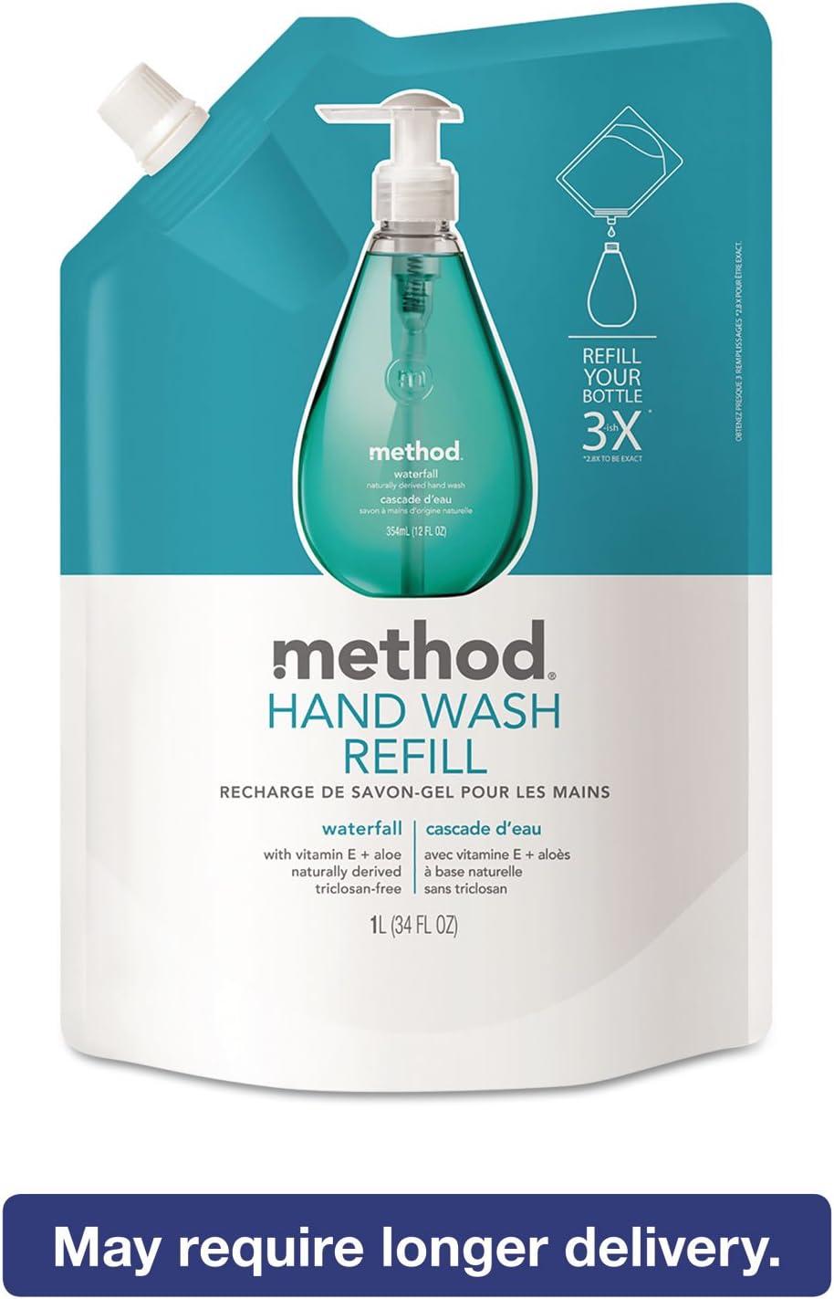 Method Gel Hand Wash Refill Pouch, Waterfall - 34 oz | Buy Now with ...