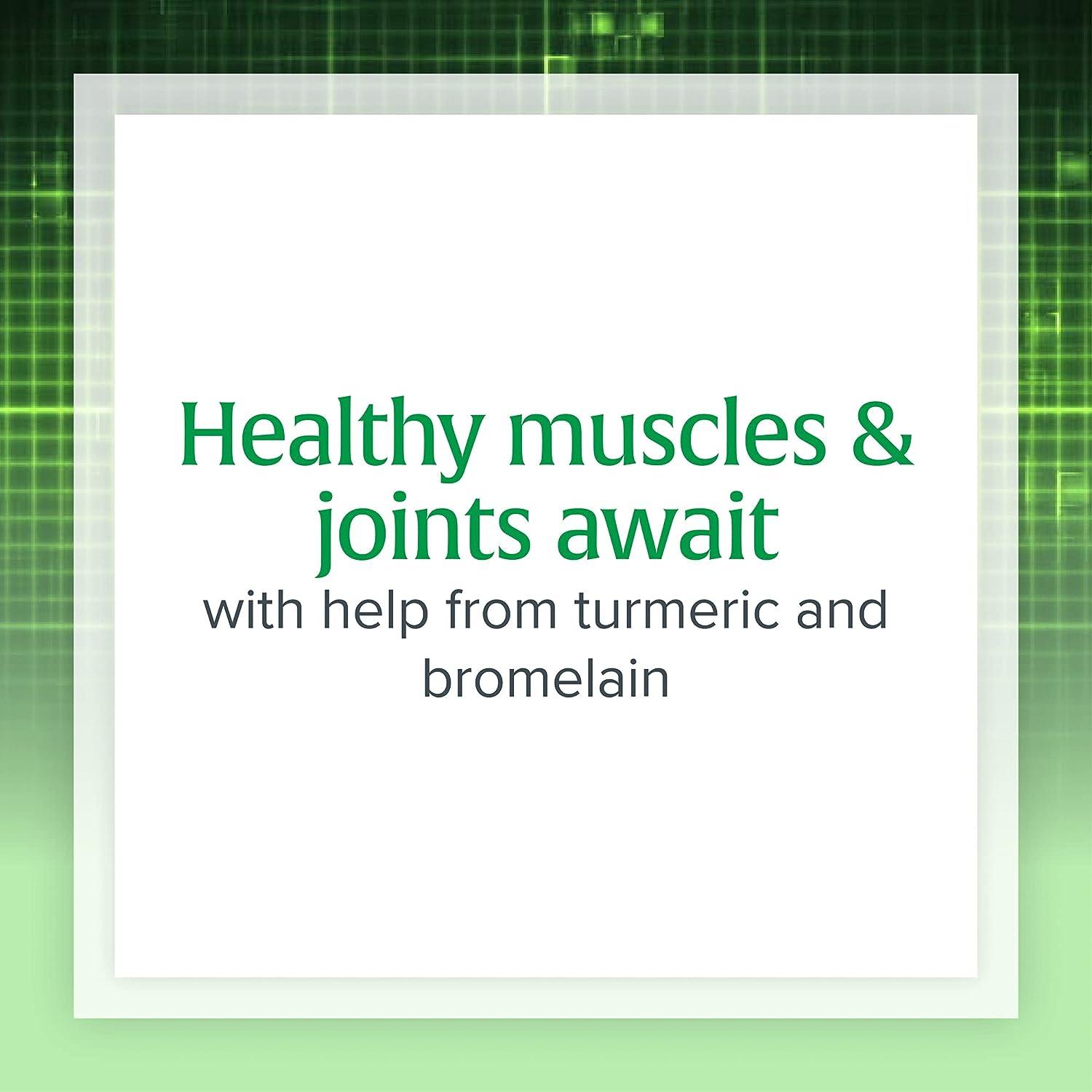 Natural Factors Turmeric & Bromelain 450mg - Muscle & Joint Support ...