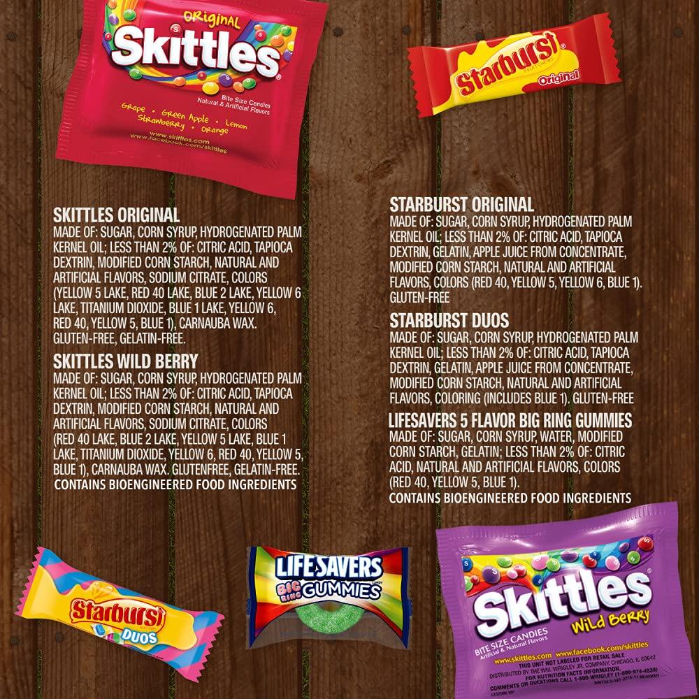 Assorted LIFE SAVERS Gummy, STARBURST Duos, SKITTLES Wild Berry ...