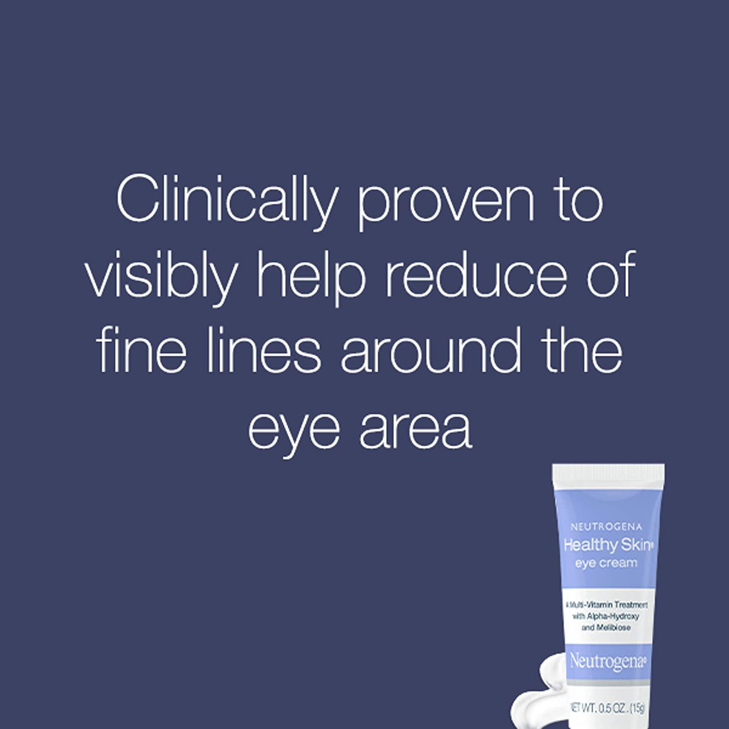 Neutrogena Healthy Skin Anti-Wrinkle Eye Cream 0.5 oz | Vitamin A & B5 ...