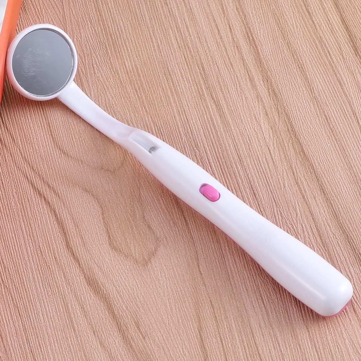 Heallily Dental Mouth Mirror with Light | LED Oral Inspection Tool for ...