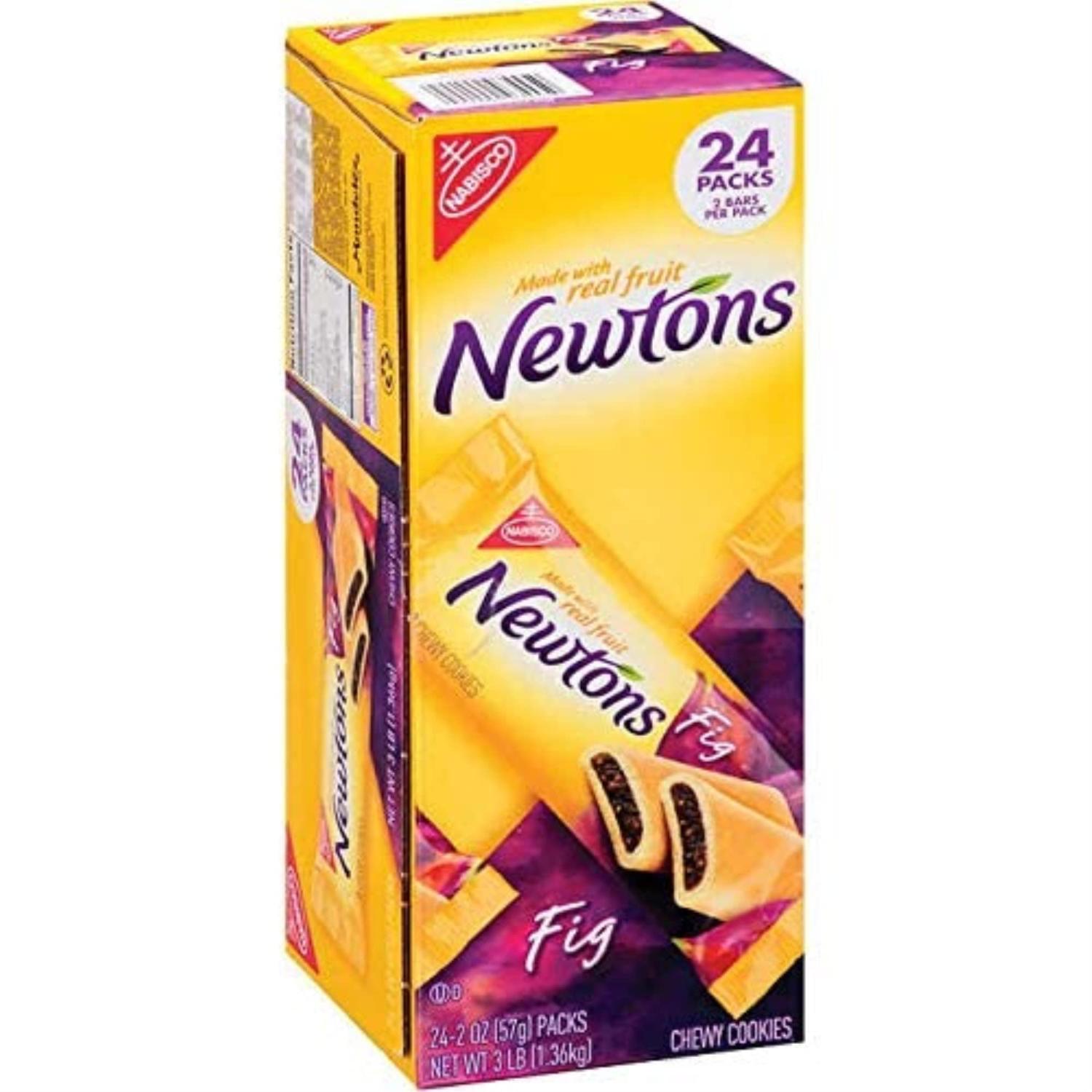Newton's Full-Size Fig Fruit Chewy Cookies - 24 Individually Packed 2 ...