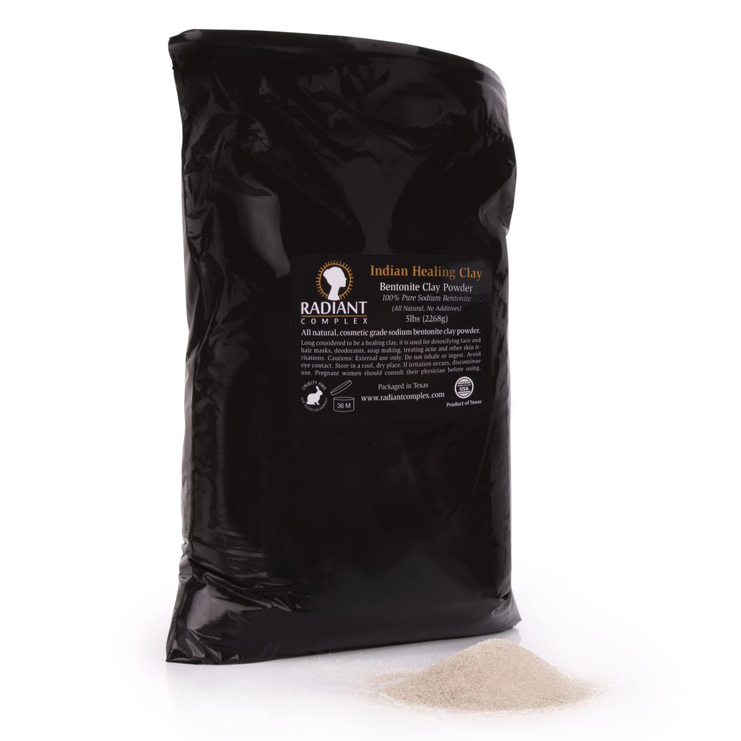 Sodium Bentonite Clay Powder - Indian Healing Clay - 100% Pure - DIY ...
