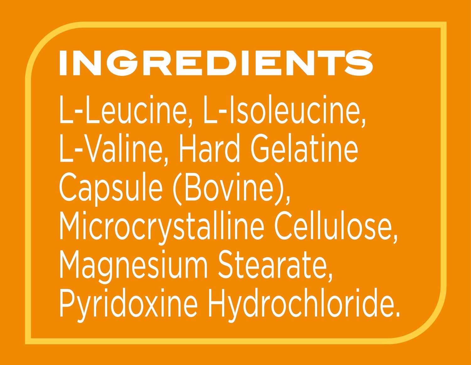 Reflex BCAA Capsules - 200 Count - Branched Chain Amino Acids (BCAA ...