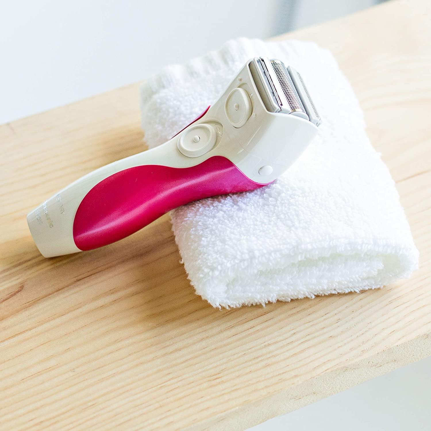 Panasonic ES2207P Women's Electric Shaver Cordless 3 Blade Razor with ...