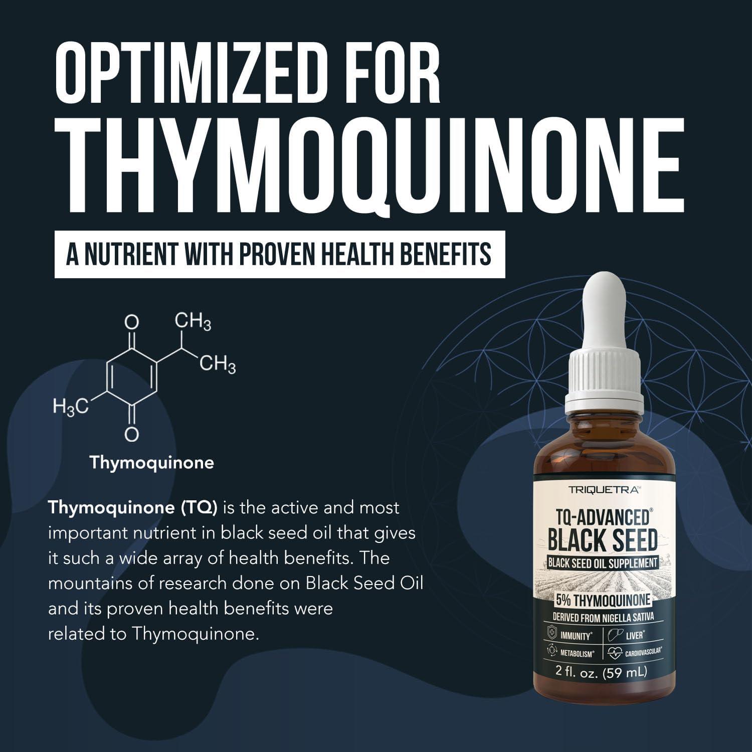 Black Seed Oil TQ Advanced - 5% Thymoquinone | Highest Concentration ...