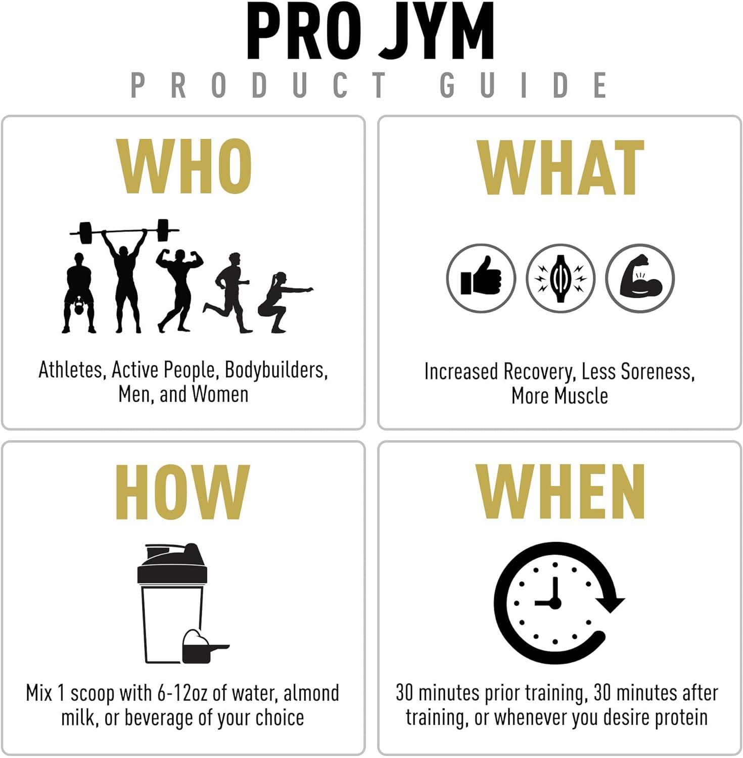 PRO JYM Natural Chocolate Brownie Protein - 45 Servings