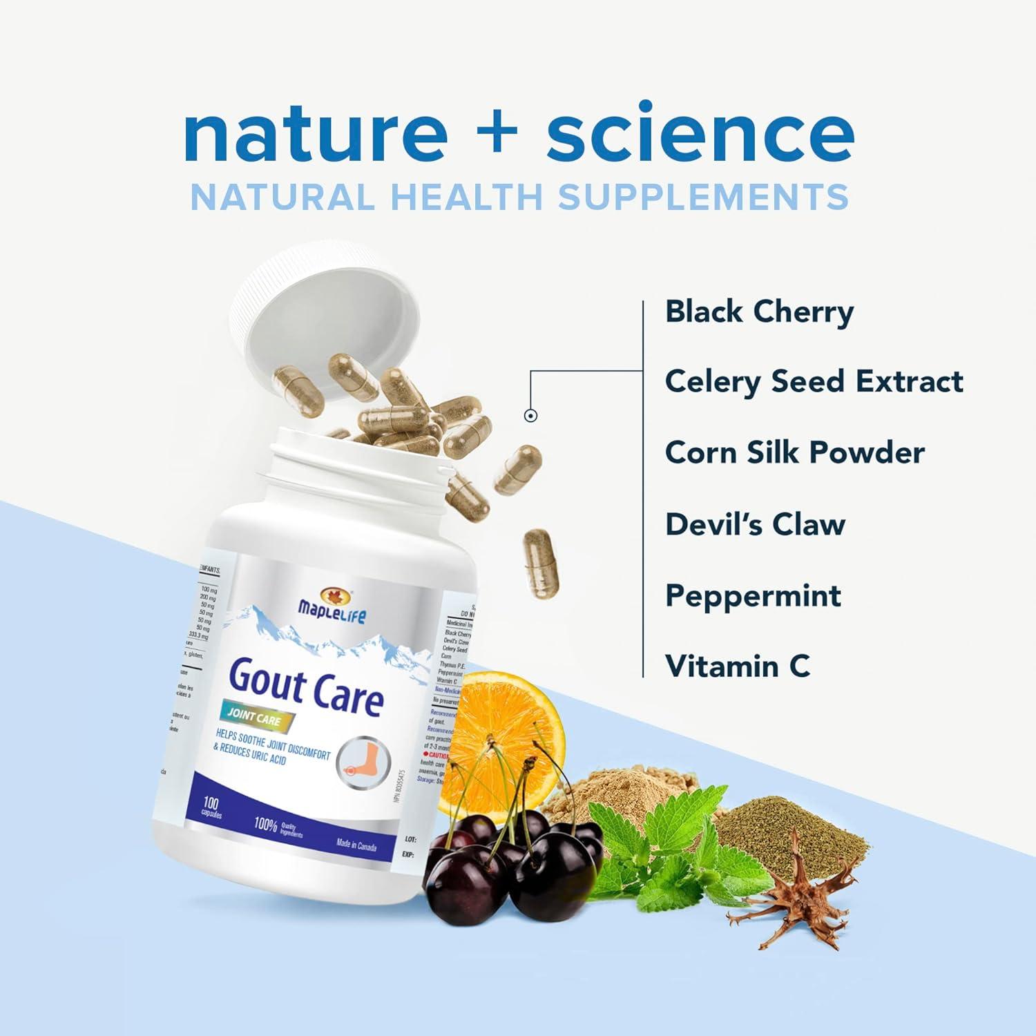 Gout Care Joint Supplement Reduces elevated uric acid blood levels ...