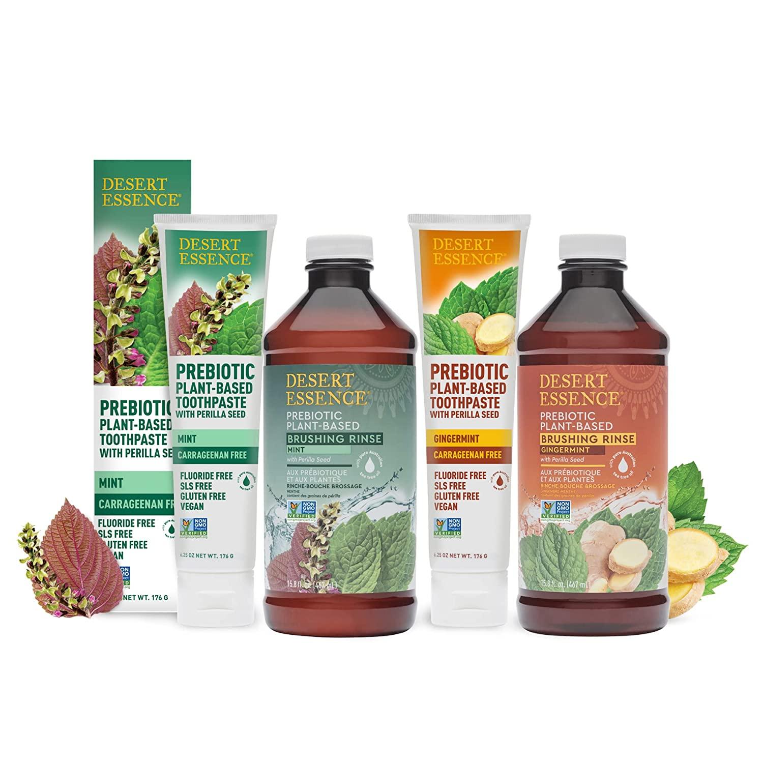 Desert Essence Plant-Based Prebiotic Toothpaste - Mint Perilla Seed 6. ...