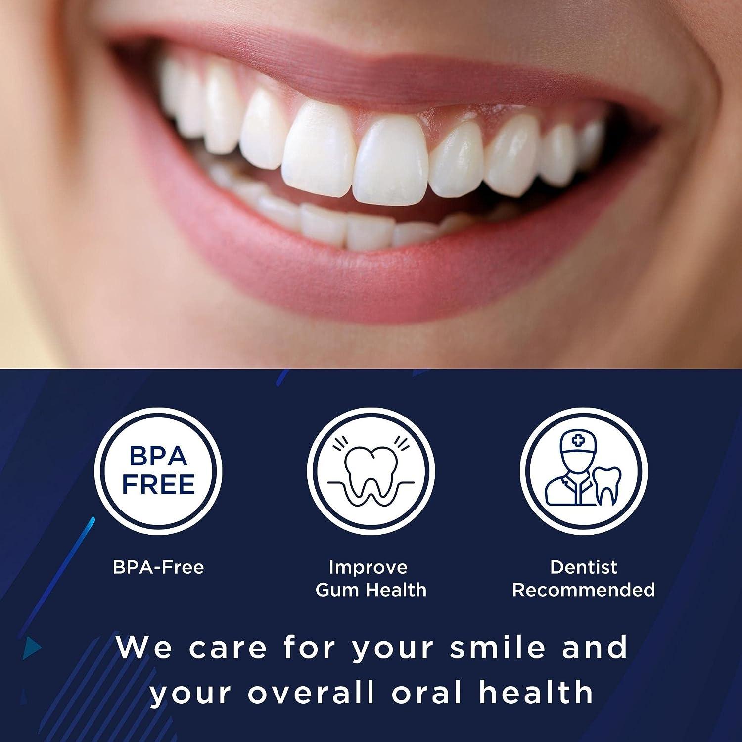 GuruNanda Mentadent Manual Toothbrush for Adults & Kids - Extra ...