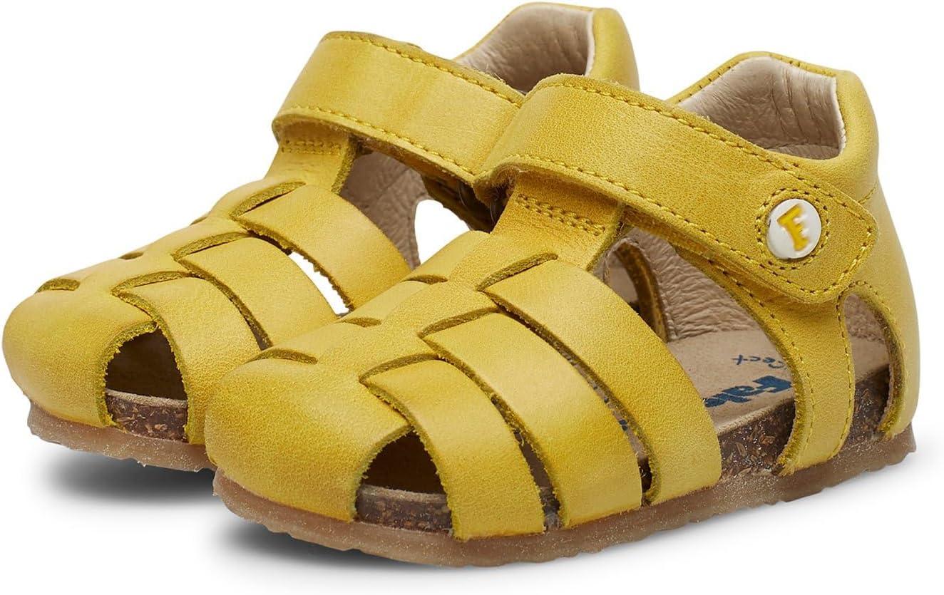 Falcotto Alby Yellow Leather Sandals - Size 7.5 UK Child | Buy Now with ...
