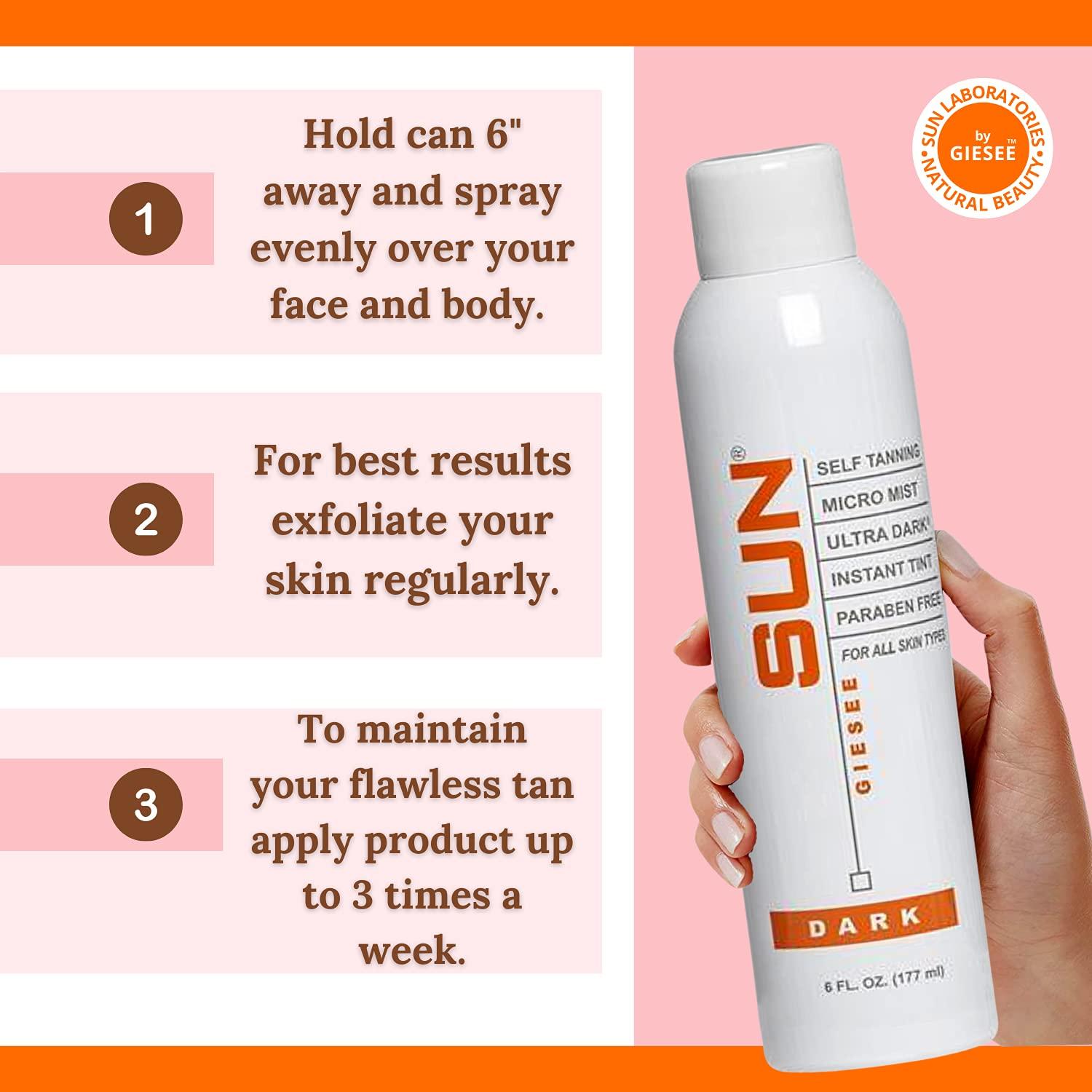 Sun Labs Dark Self-Tanning Spray - Golden Glow - 6 oz. Bottle | Buy Now ...