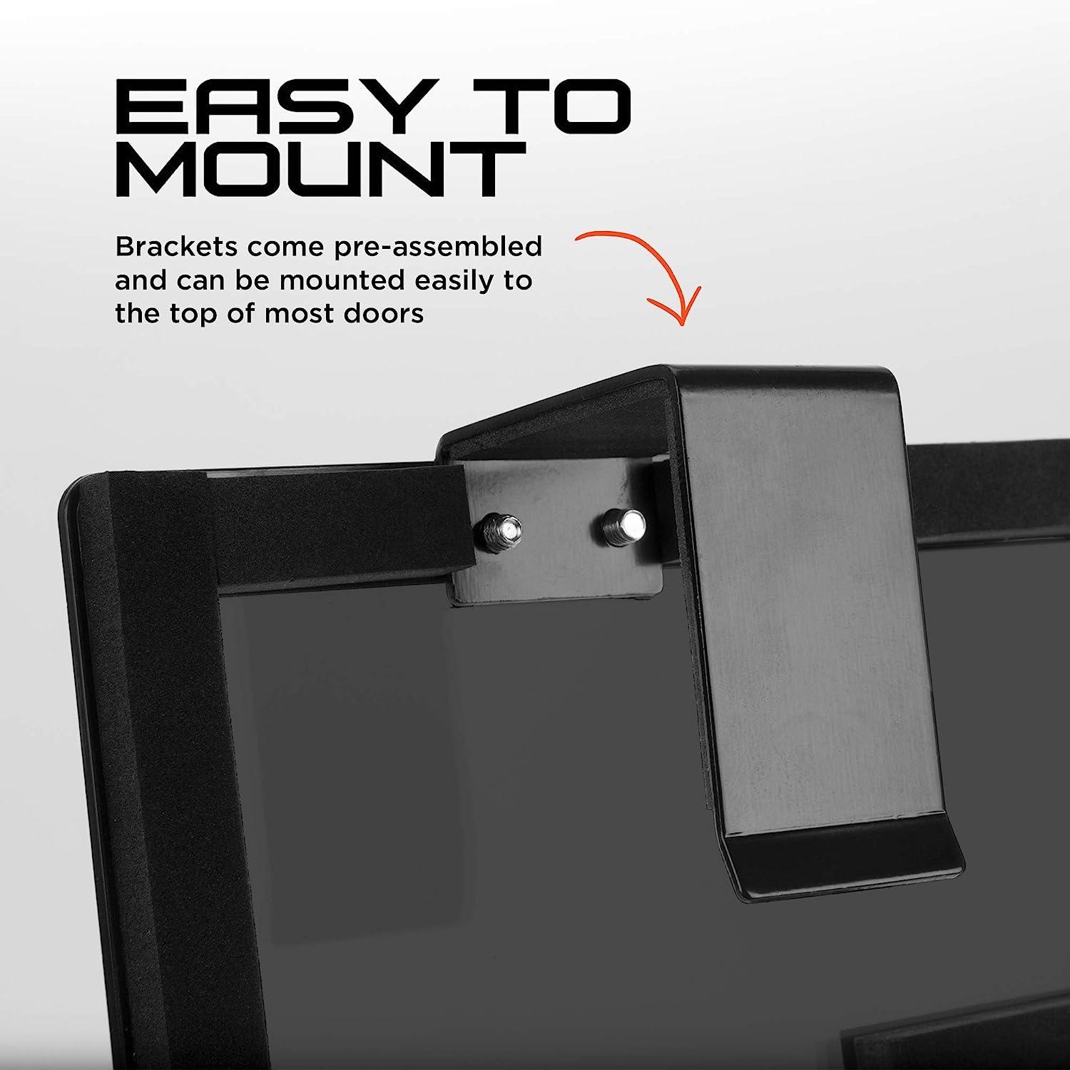 AND1 Over The Door Mini Hoop Set - 18x12 Portable Basketball Hoop with ...