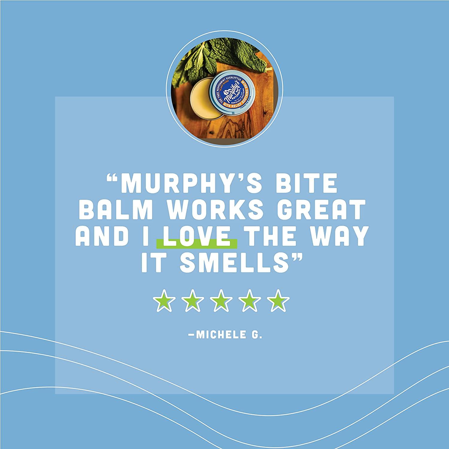 Murphys Naturals Insect Bite Relief Balm | Plant Based, All Natural ...