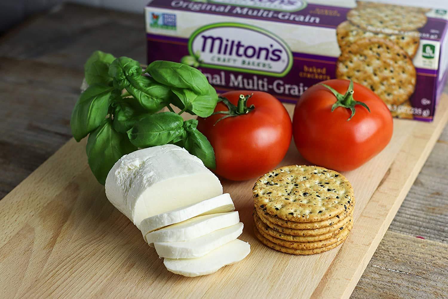 Milton's Gourmet Baked Crackers 3-Pack Variety Bundle - Original Multi ...