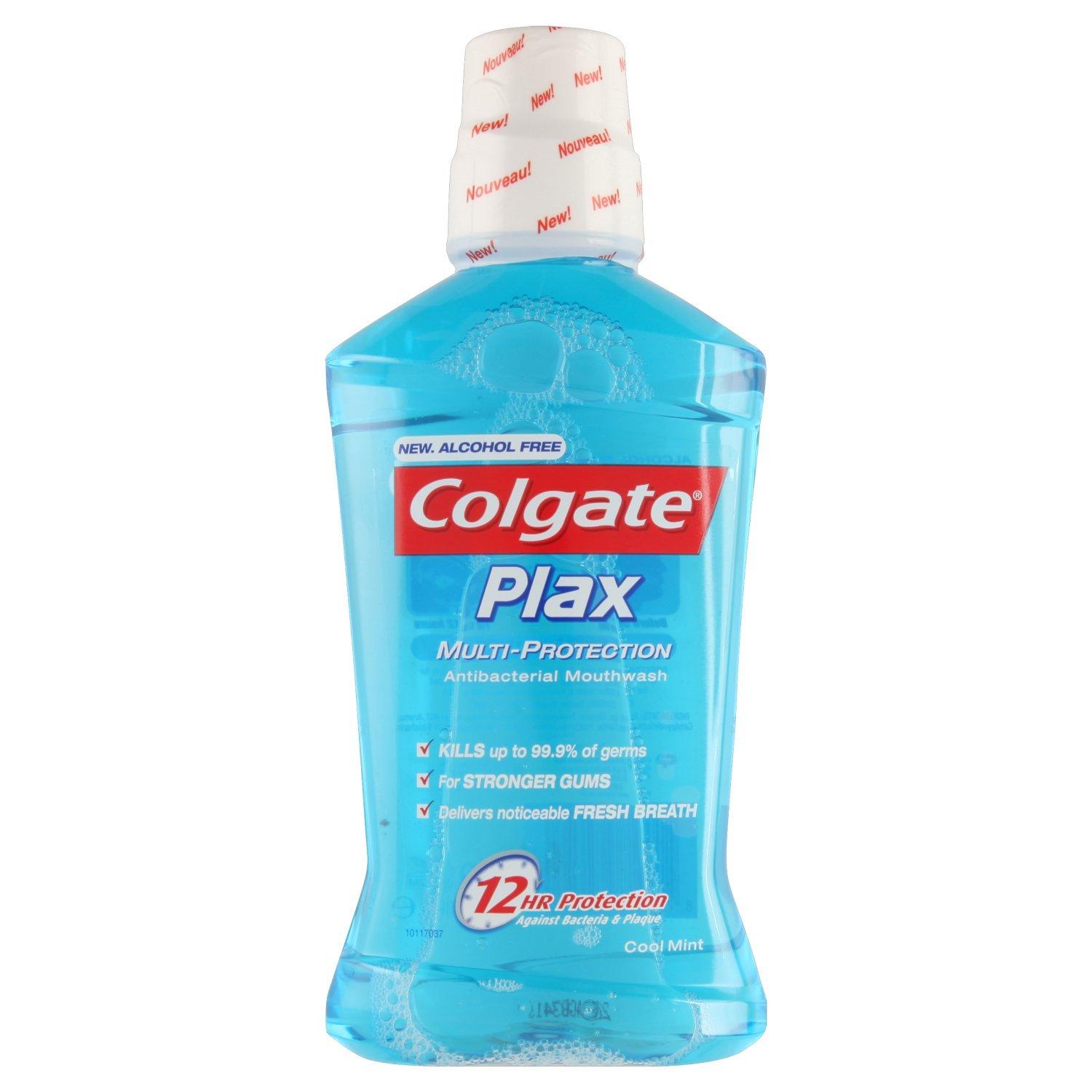 Buy Colgate Plax Cool Mint Mouthwash 500ml - Fresh Breath & Effective ...