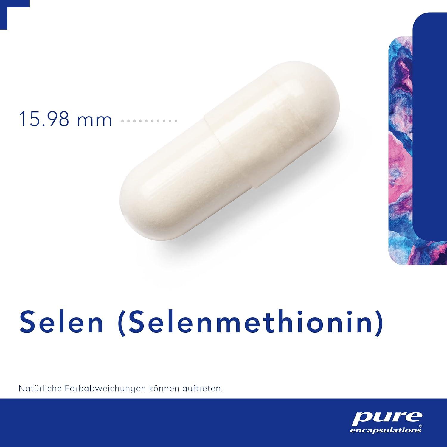 Pure Encapsulations Selenium - 180 Vegan Capsules for Thyroid & Immune ...