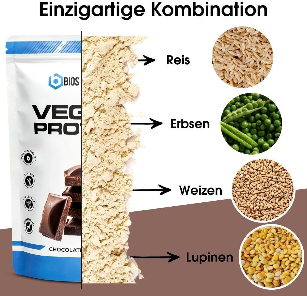 Vegan Protein Chocolate 900g | 4K Vegan Protein Powder | Delicious ...