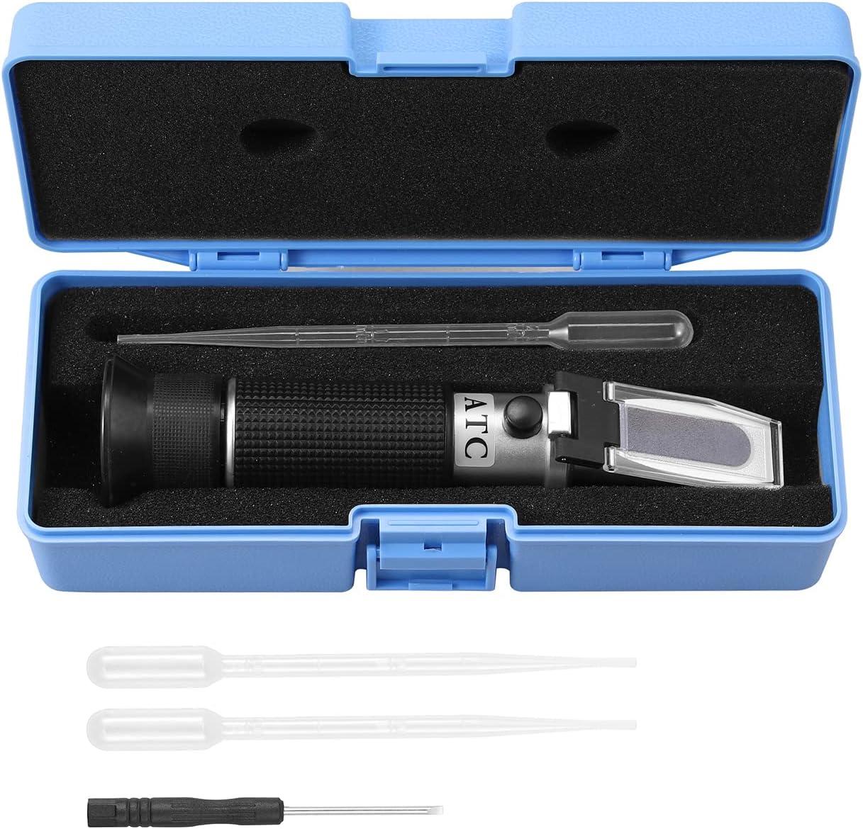 Autoutlet Salt Content Refractometer | 0-28% ATC Salinity Tester for ...
