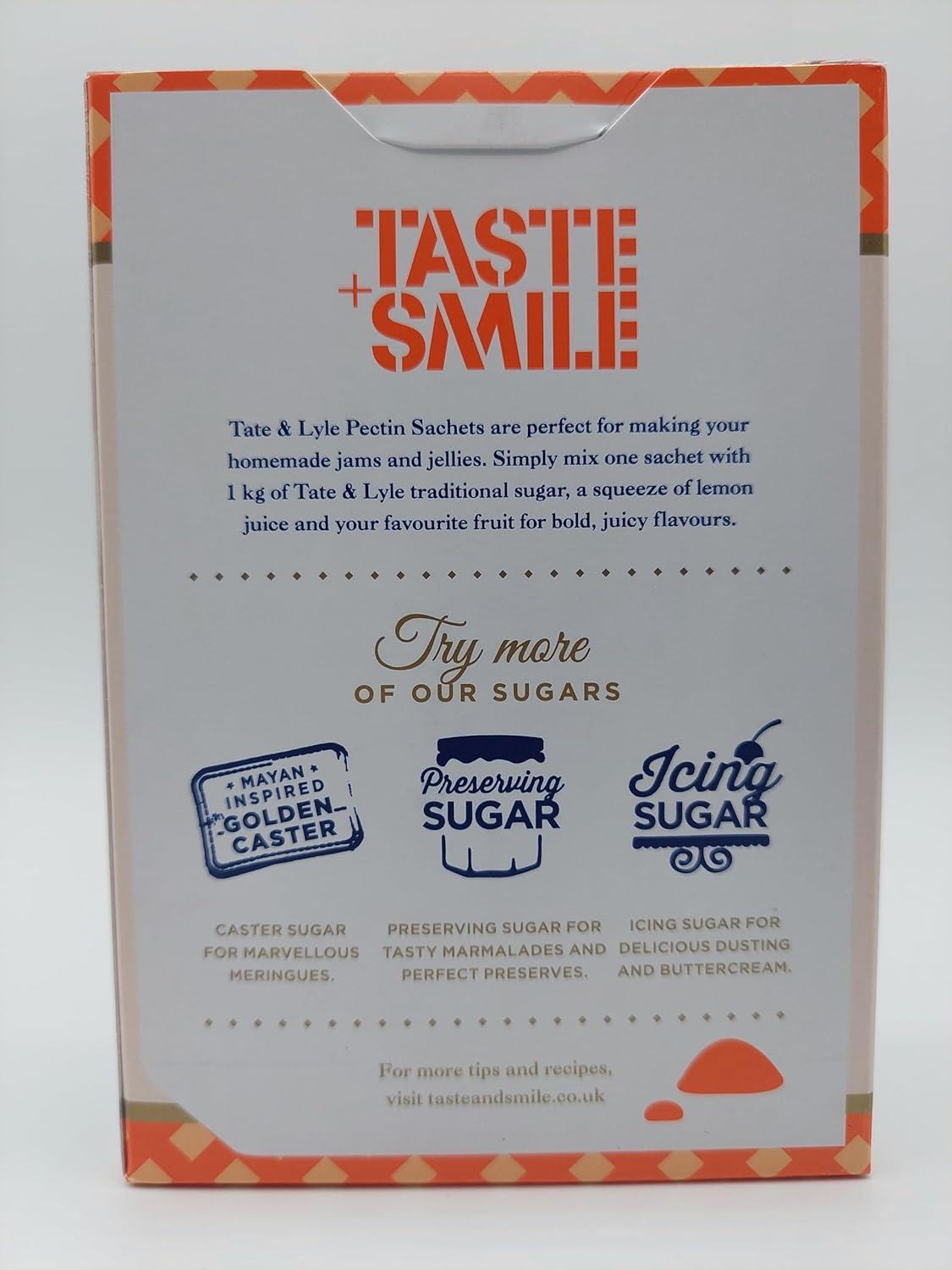 Tate & Lyle Pectin Sachets Bundle With Mollymae Bookmark - 6 Sachets ...