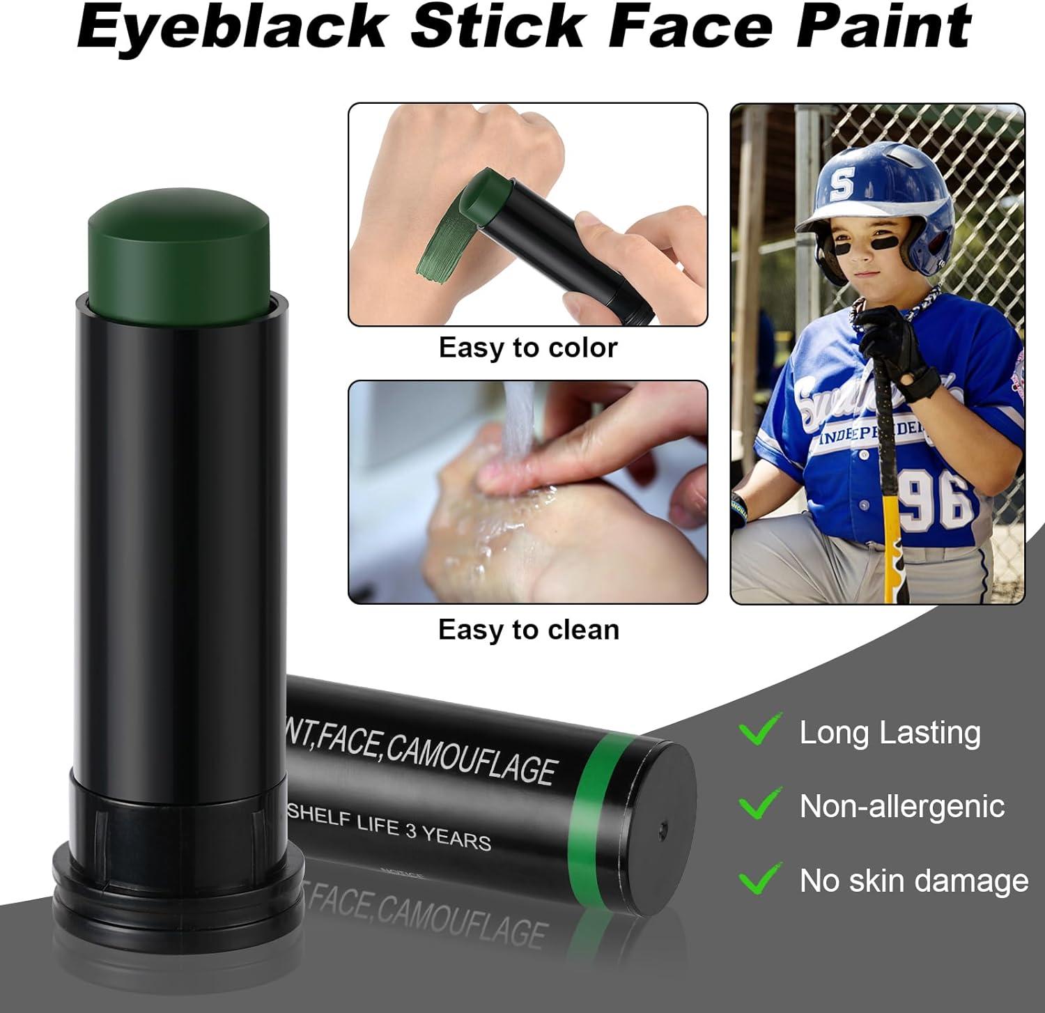 Aomig 3Pcs Face Paint Stick Eye Face Body Paint Stick Colors Tube ...