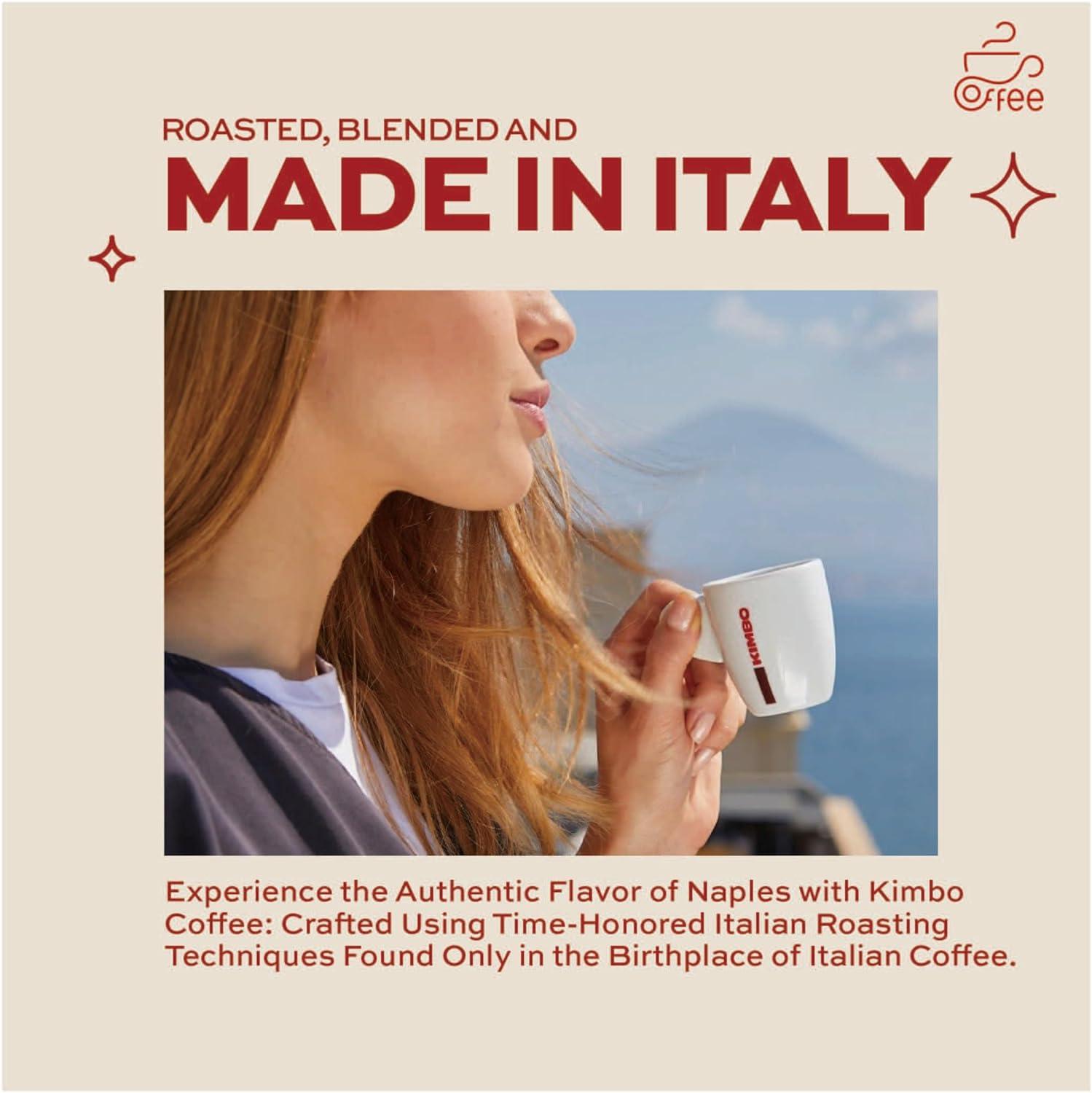 Kimbo Espresso Napoletano Whole Coffee Beans 1kg - Dark Roast | Buy Now ...