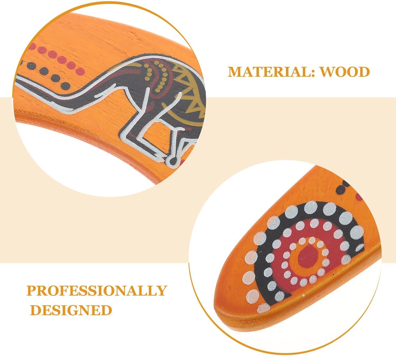 ToddMomy Wooden V-Shaped Boomerang for Kids | Outdoor Flying Toy ...