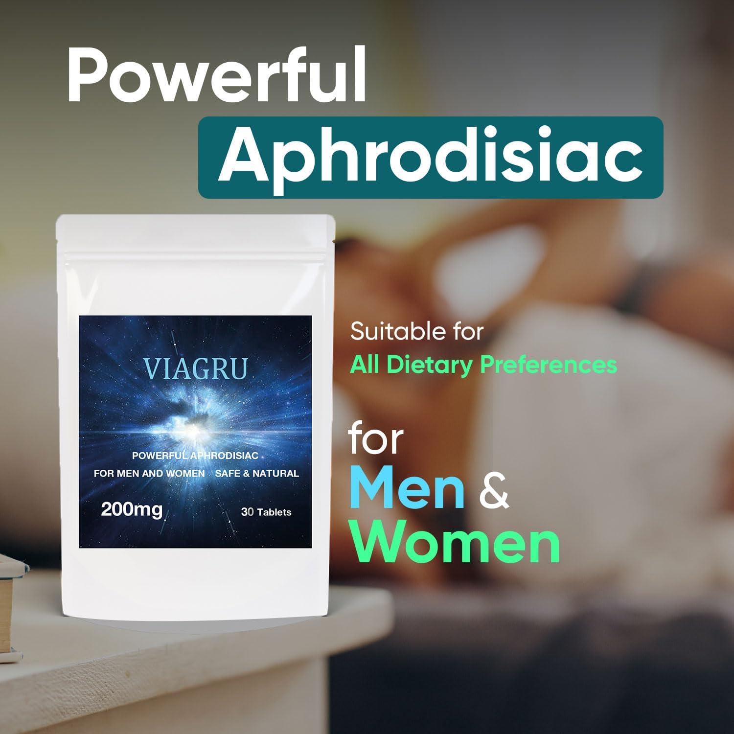 Viagru 200mg High Dose Blue Tablets for Men and Women - Performance ...