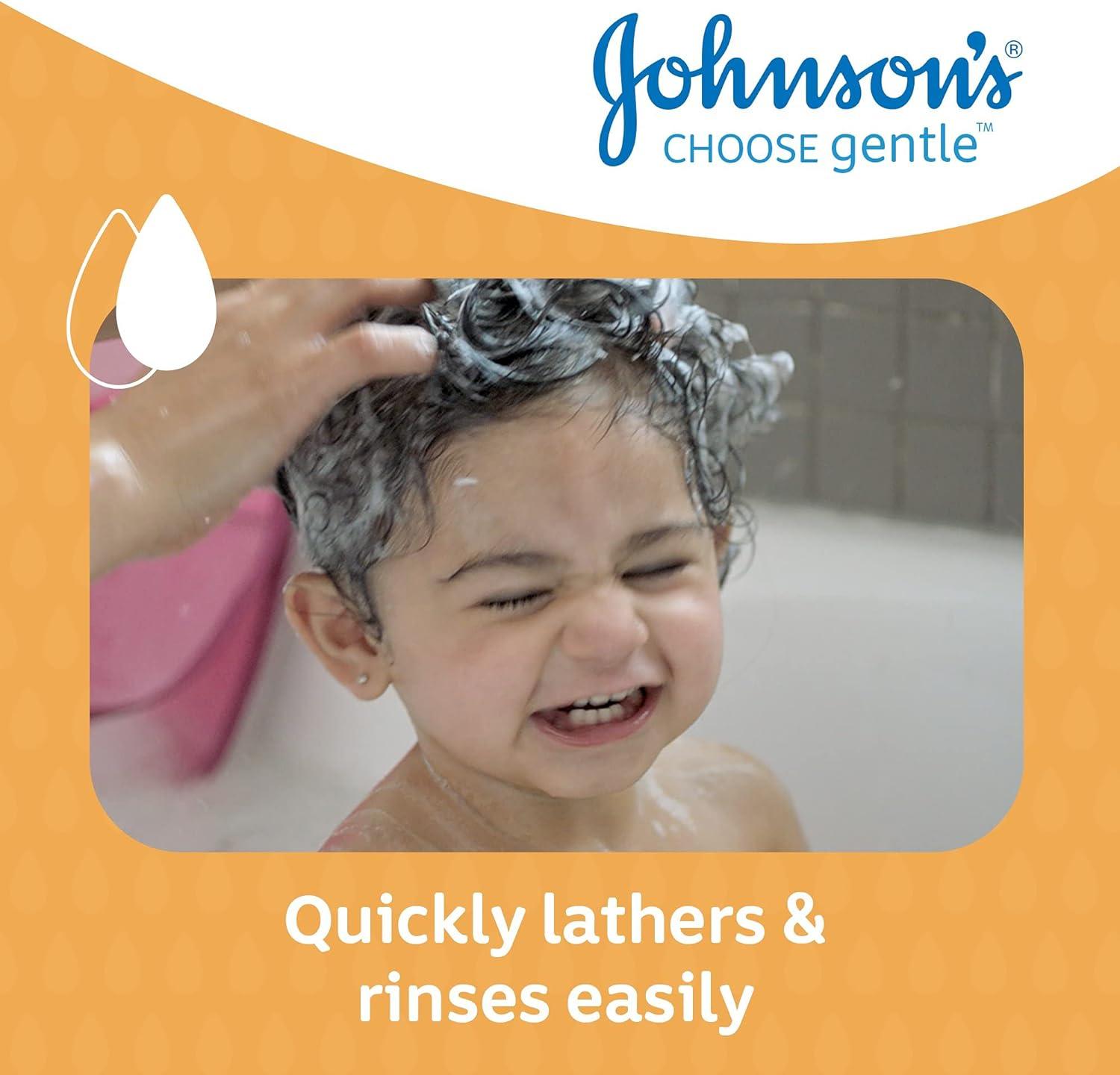 Johnson's Baby Shampoo Yellow 750 ml - Gentle Hair Care for Babies ...