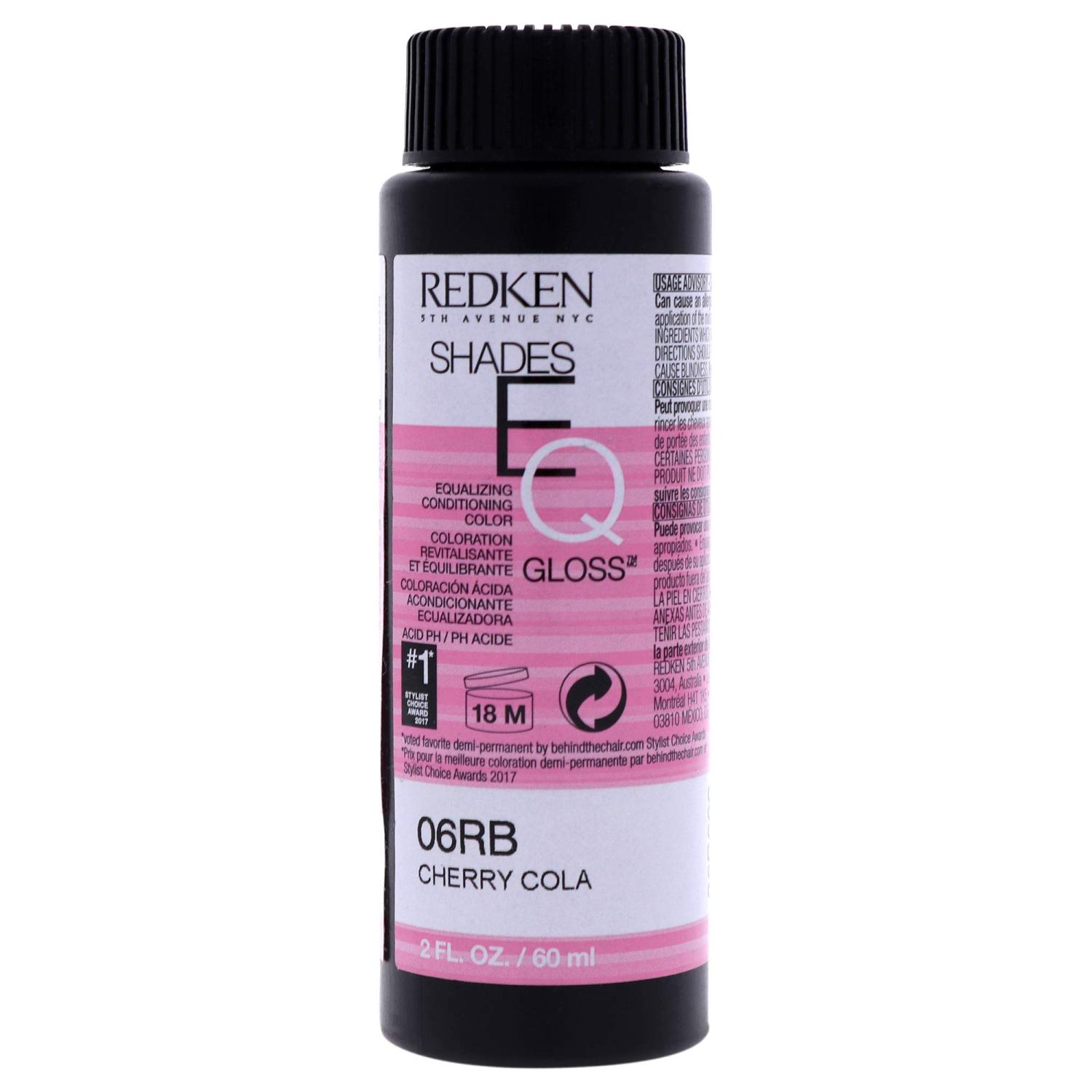 Redken Shades EQ 06RB Cherry Cola Gloss - Professional Hair Color | Buy ...