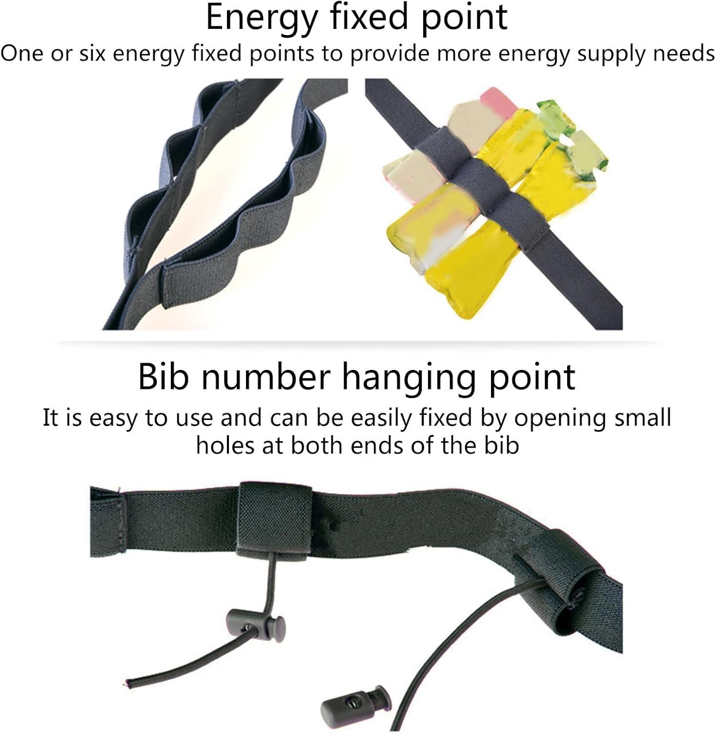 Buy Running Number Belt with Gel Reflector Strips - Ideal for Racing ...