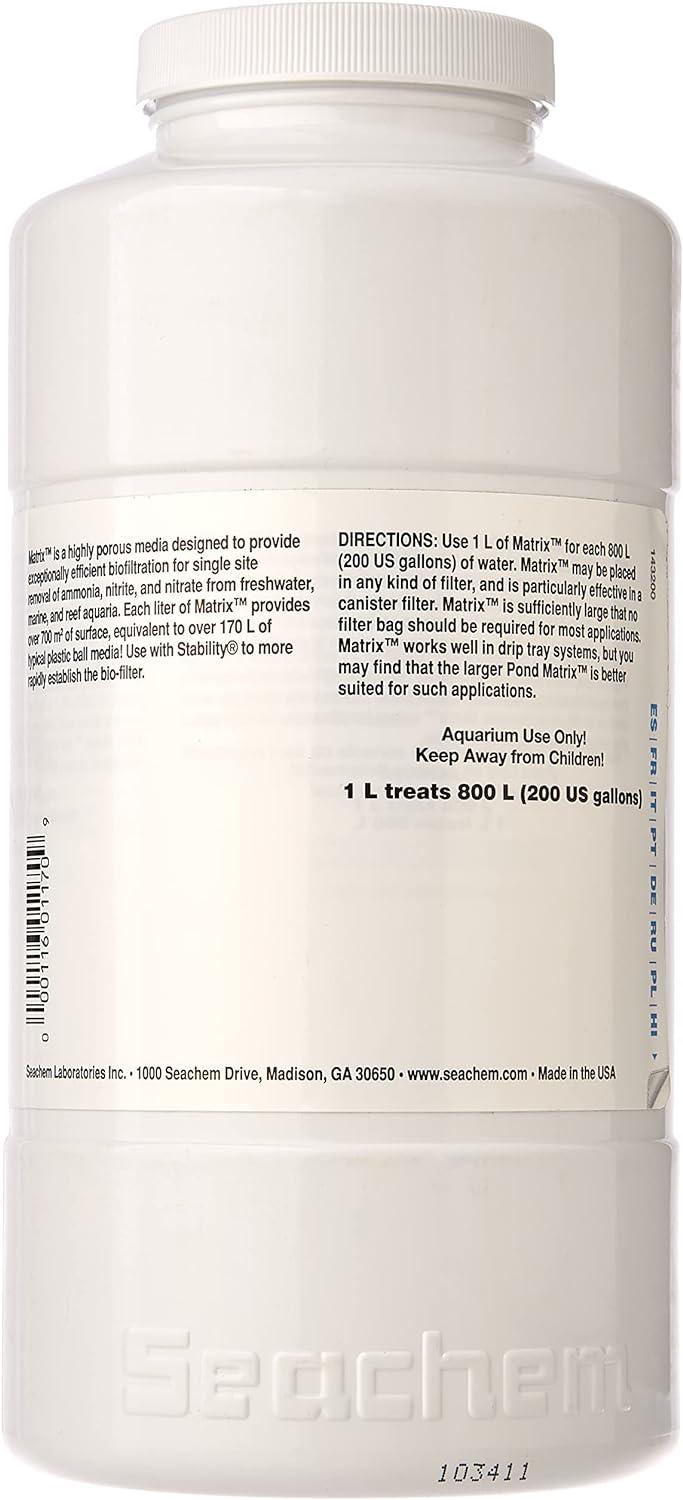 Seachem Matrix Bio Media 1 Litre | Buy Now with Express International ...