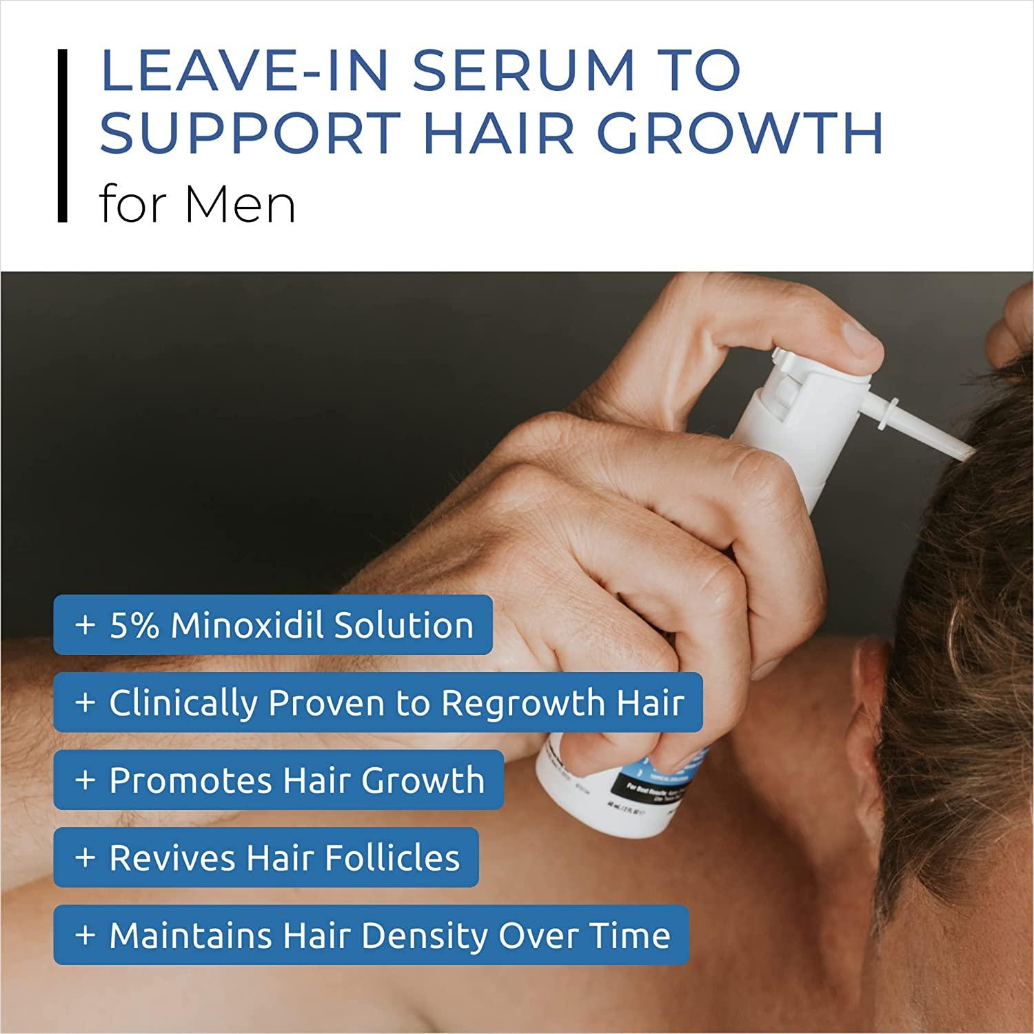 Spectral.UHP 5% Minoxidil Hair Growth Serum for Men - Extra Strength ...