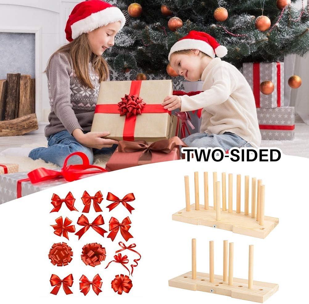 Newooh Bow Maker Wooden Wreath Bow Maker Tool Durable Portable Bow Tie ...