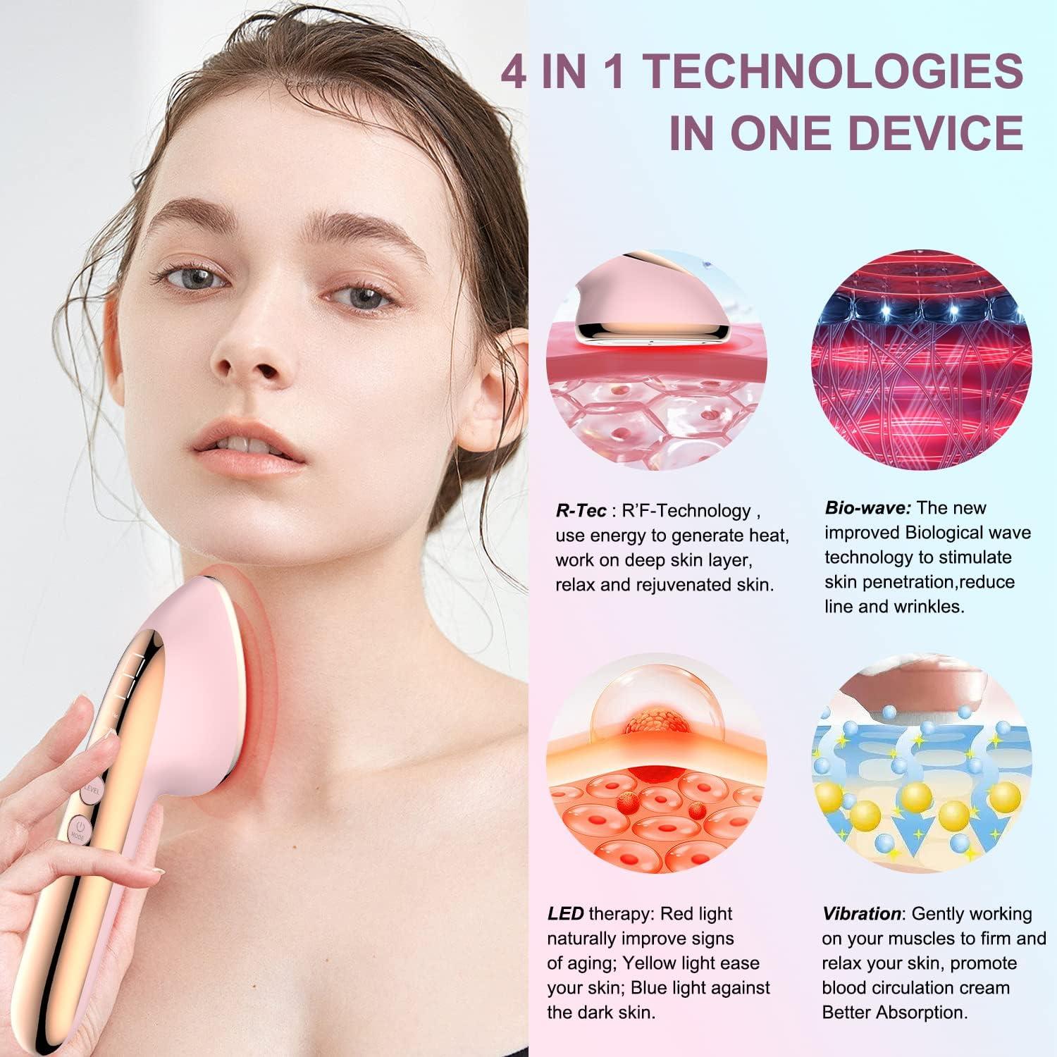 Skin Tightening Firming Machine - High Frequency LED Facial Device for ...