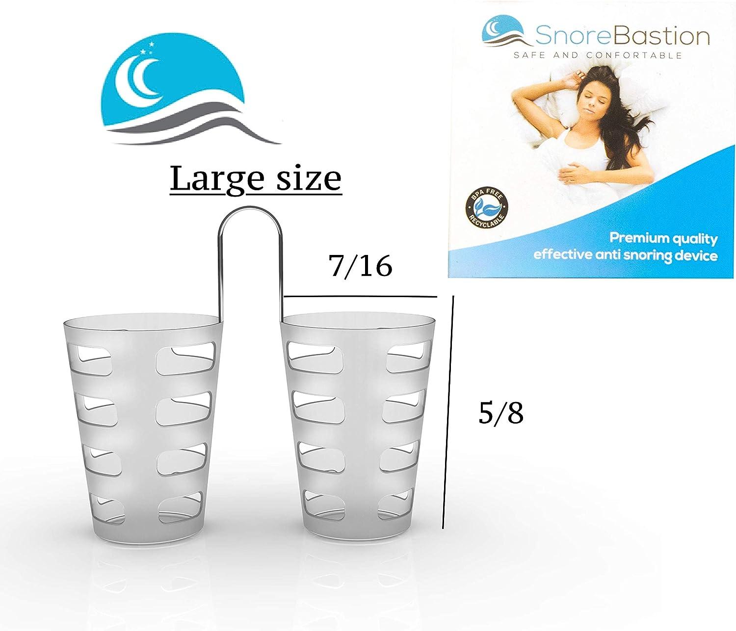Snore Bastion Anti Snoring Devices - Large Nasal Dilator with 4 Soft ...
