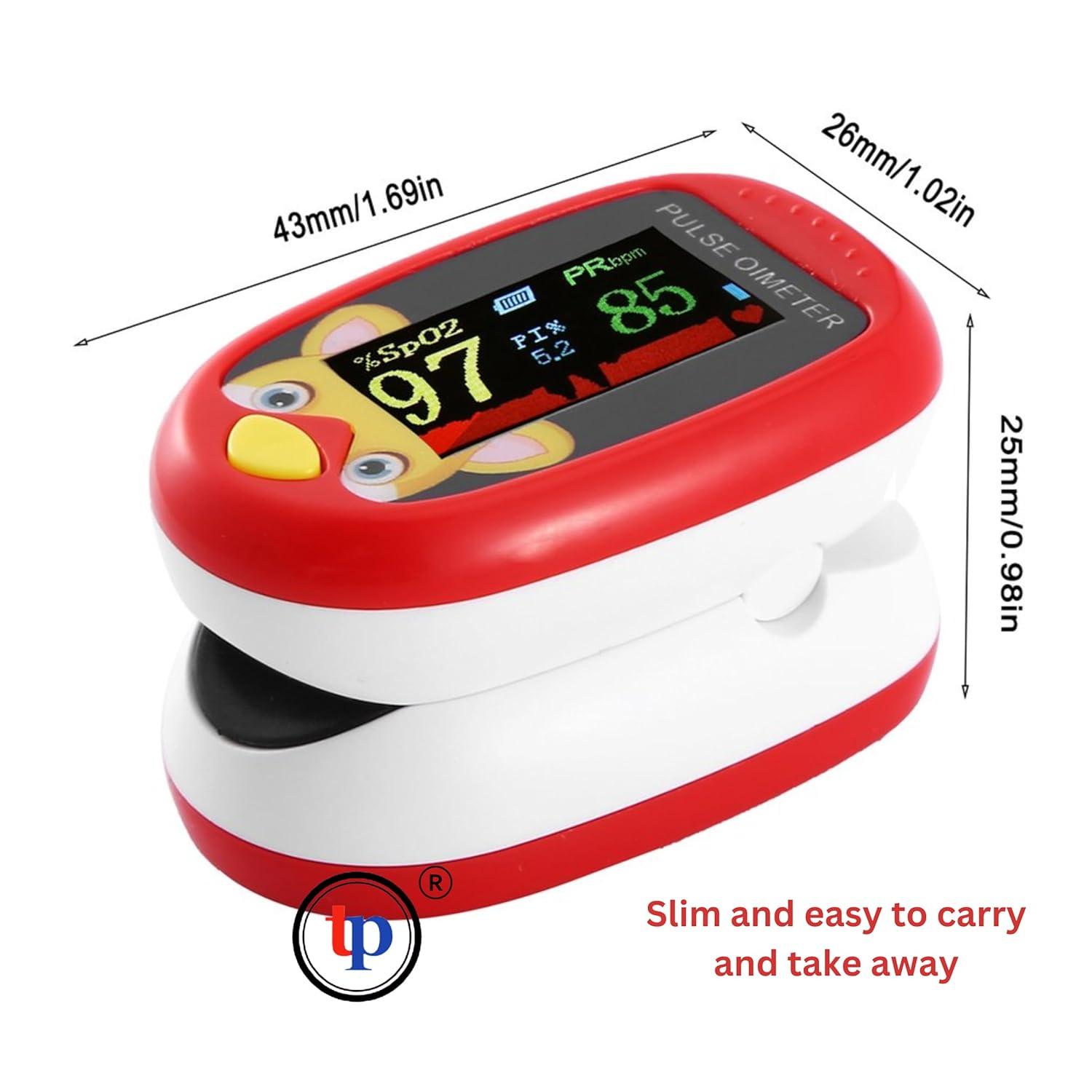 Pediatric Pulse Oximeter | CE FCC Approved Heart Rate Monitor | Kids ...