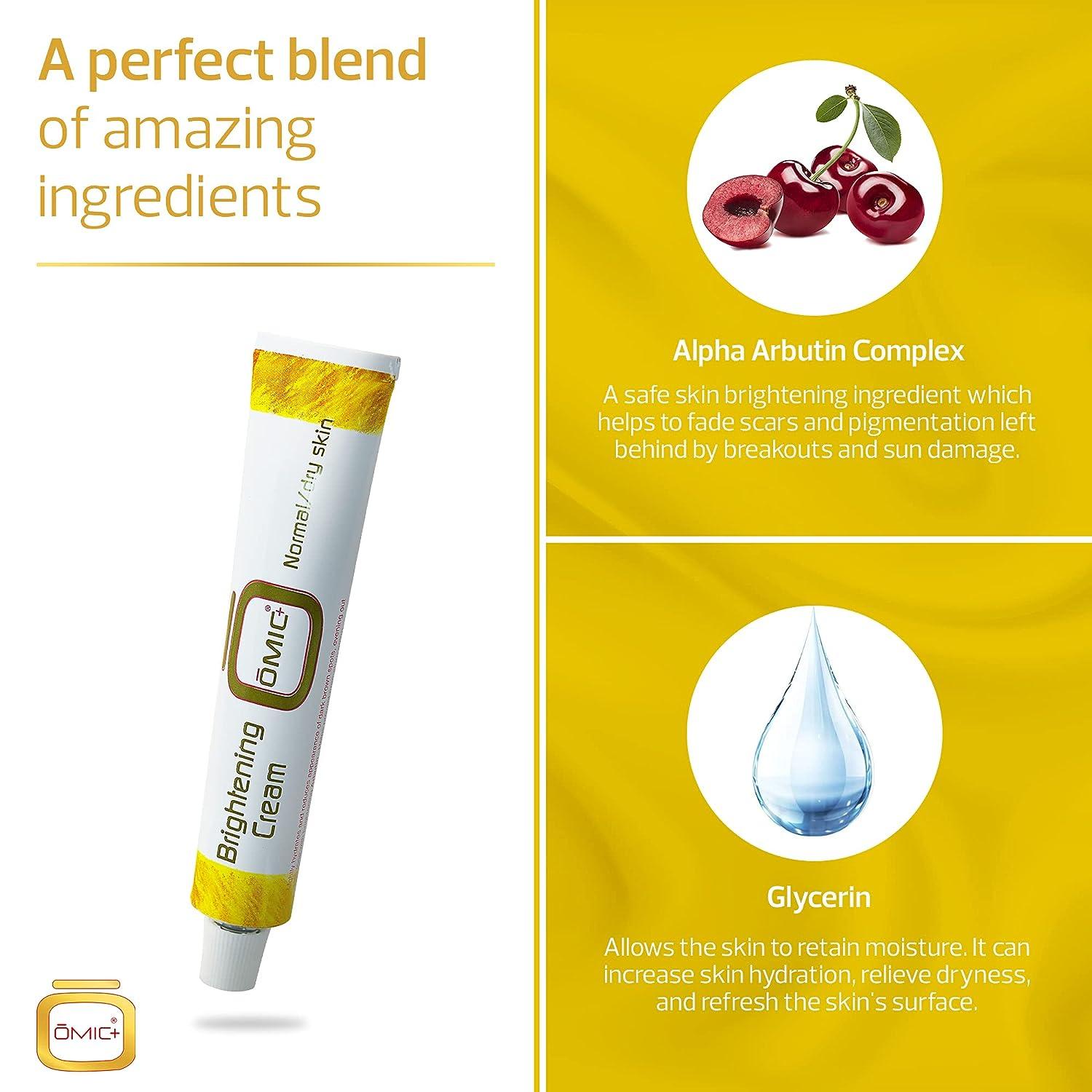 OMIC Skin Brightening Cream - 1.7 Fl oz - Reduce Pigmentations & Brown ...