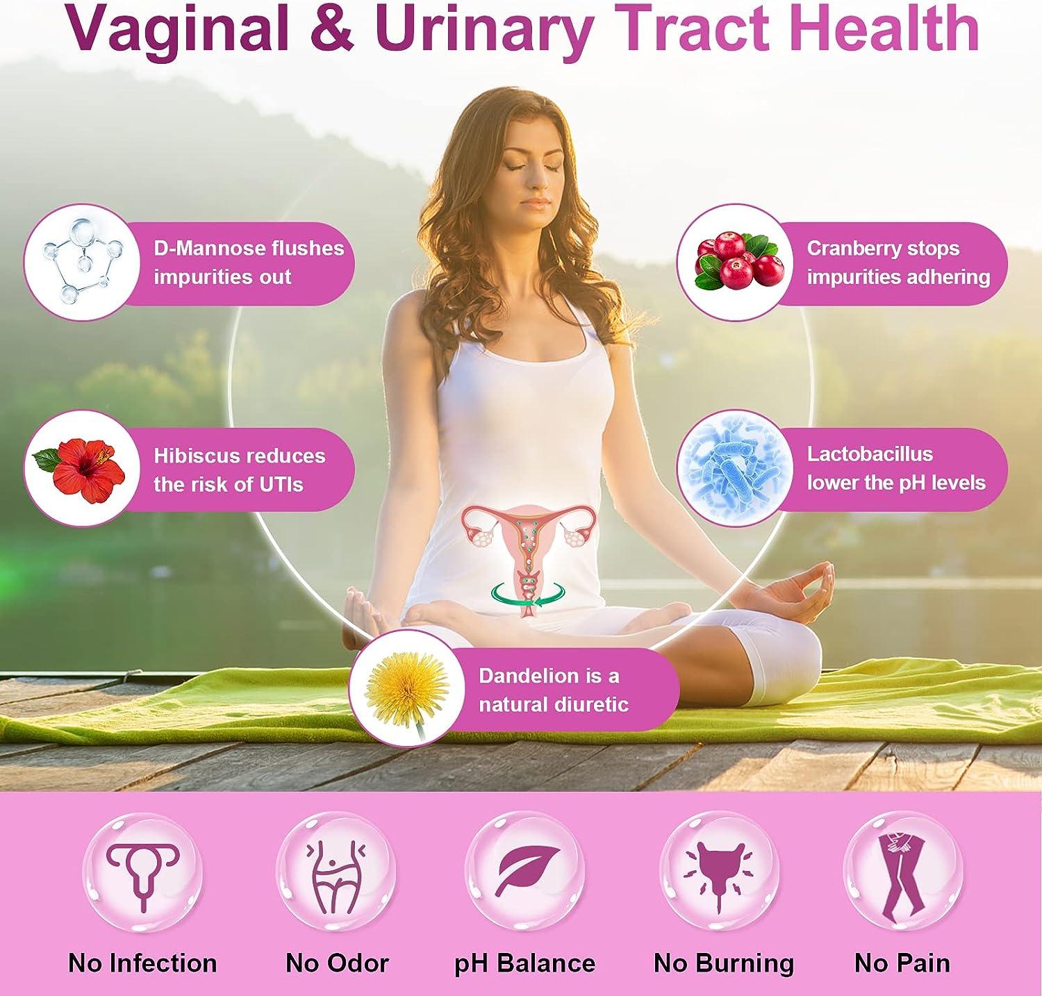 Women's Probiotics with Digestive Enzymes, Prebiotics, Cranberry & D ...