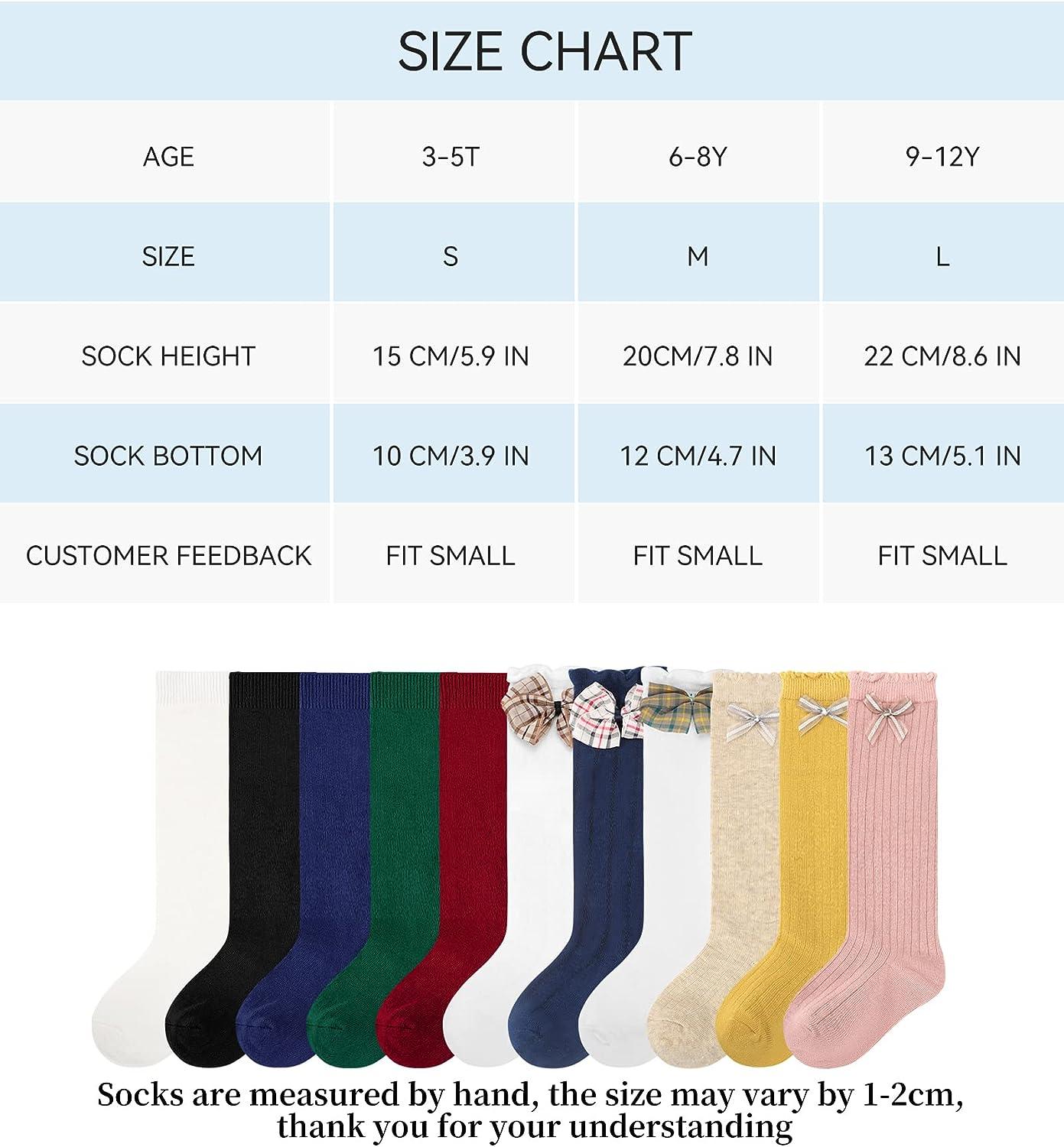 BOOPH Kids Knee High School Uniform Socks - Red, 9-12 Years | Buy Now ...