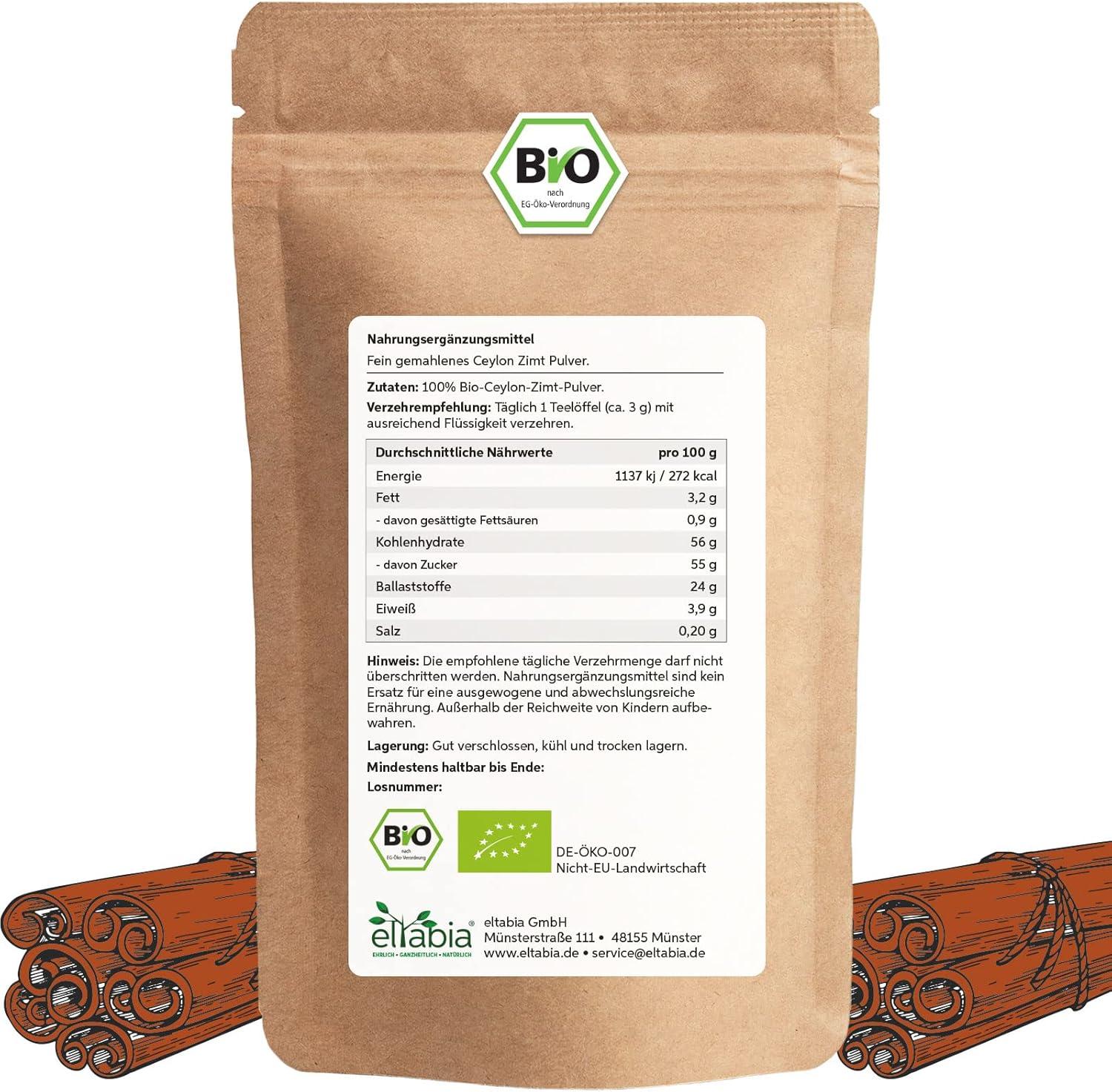 Buy Bio Ceylon Cinnamon Powder 1kg | Organic Pure & Additive-Free Premium Quality | Buy Now with ...