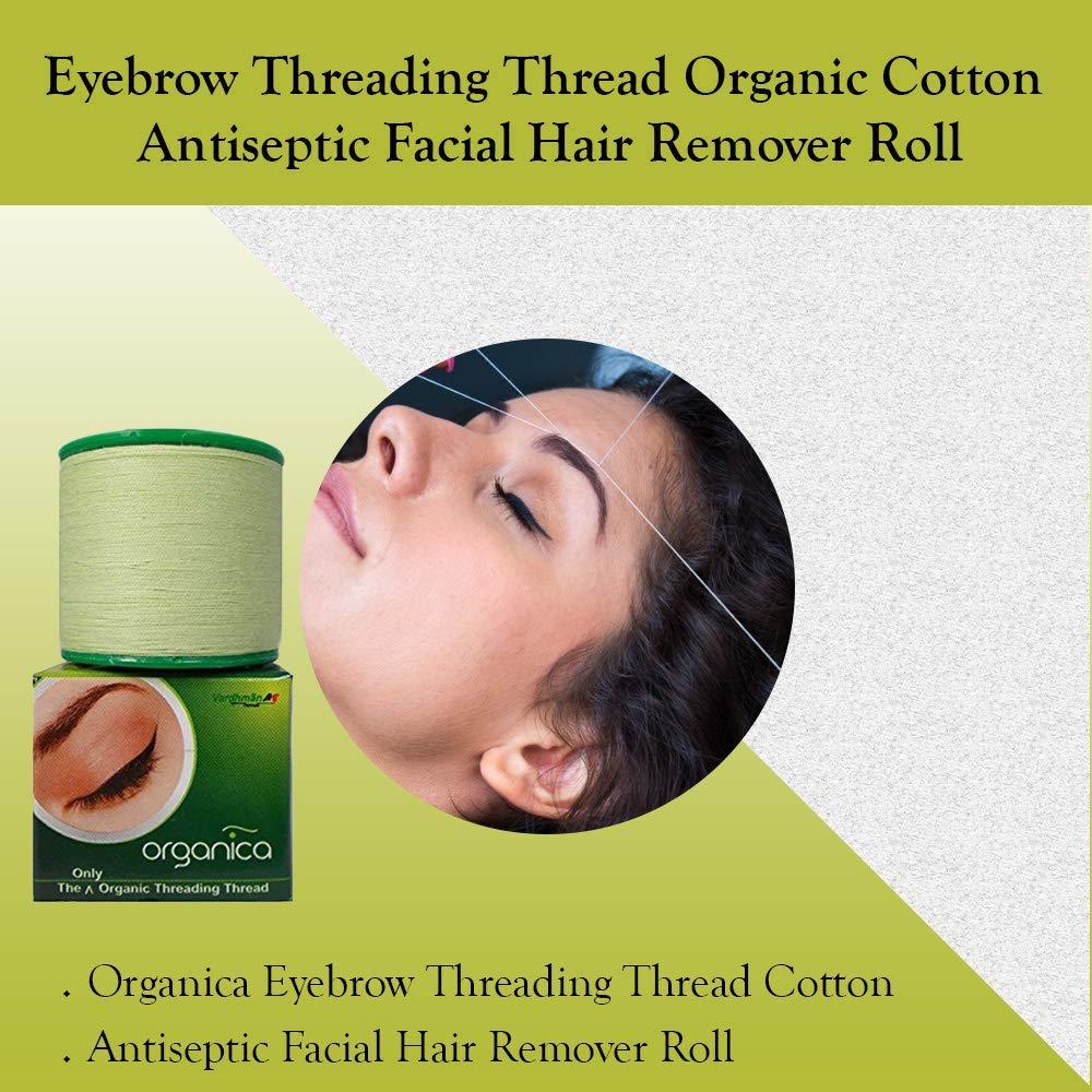 Organica Organic Cotton Eyebrow Threading Thread - 2 Spool x 300m ...