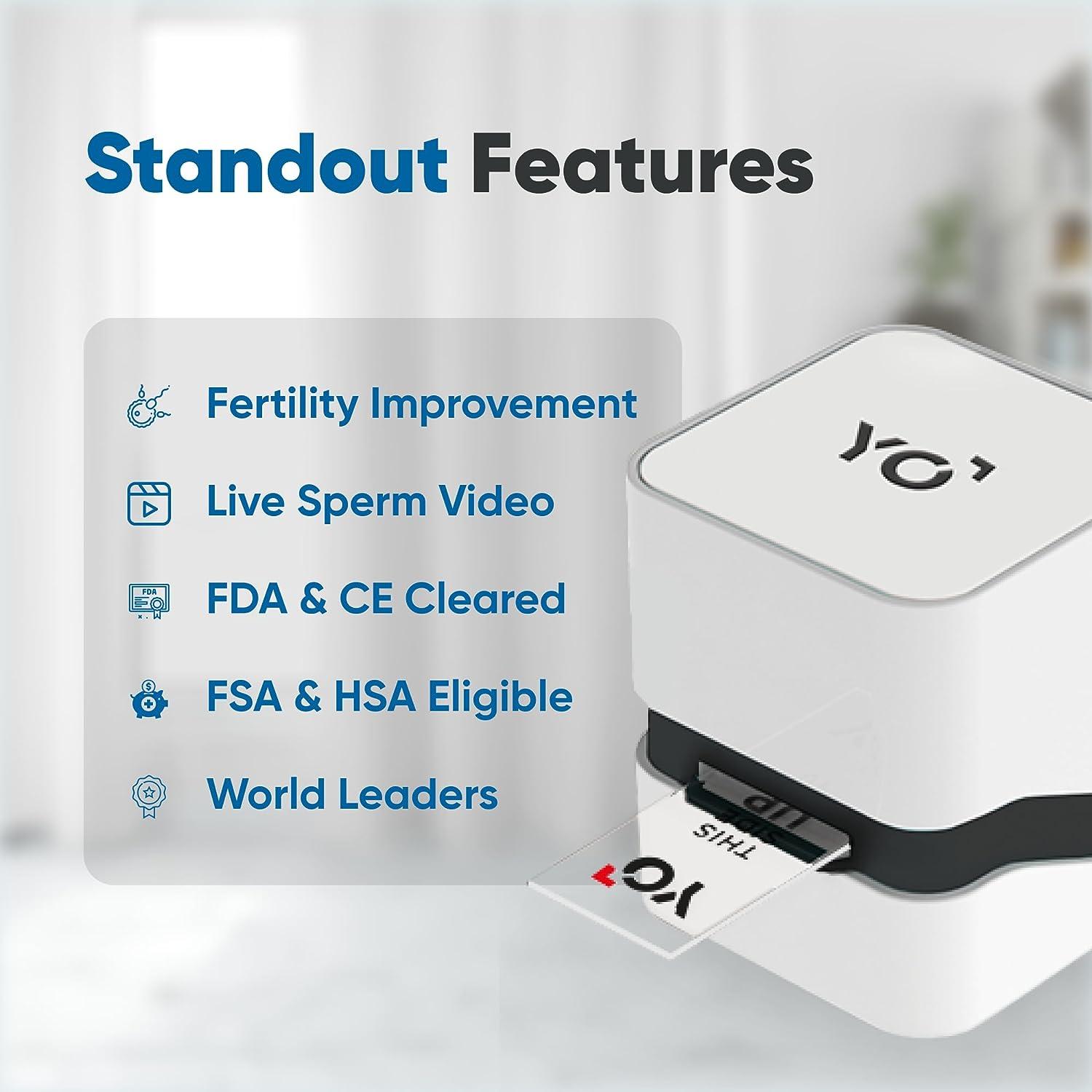 YO Home Sperm Test Kit for Men - 2 Tests | At-Home Fertility Test | Buy ...