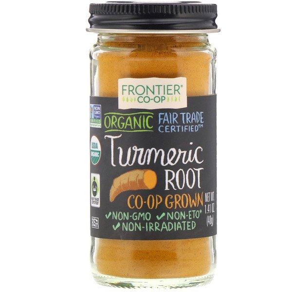 Shop Frontier Natural Products Organic Turmeric Root 1.41 oz (40g ...