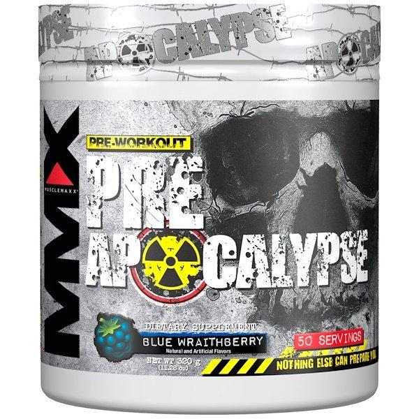 MuscleMaxx Pre Apocalypse Pre-Workout | Blue Wraithberry 11.28oz ...